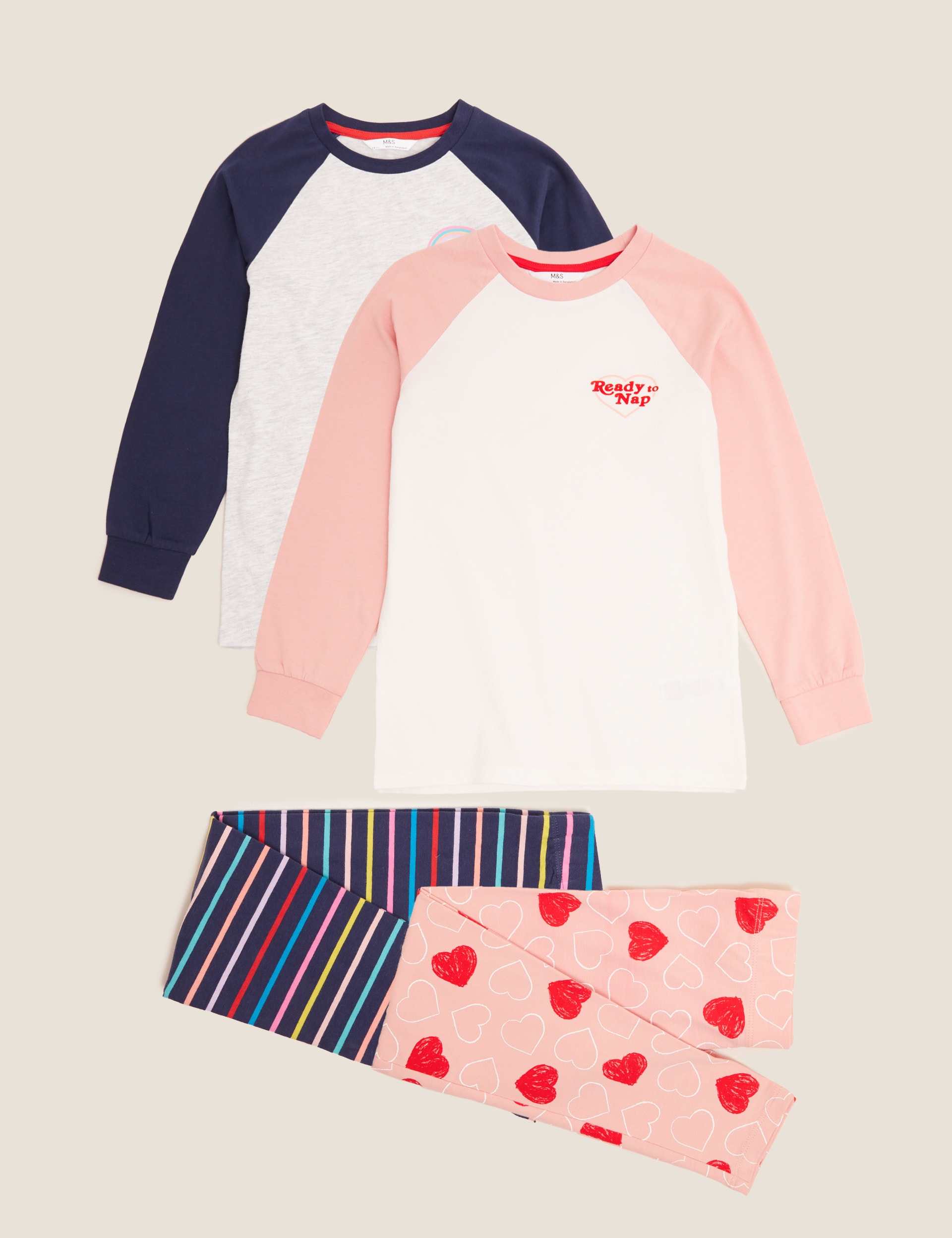 2pk Cotton Printed Pyjama Sets (6-16 Yrs) | M&S