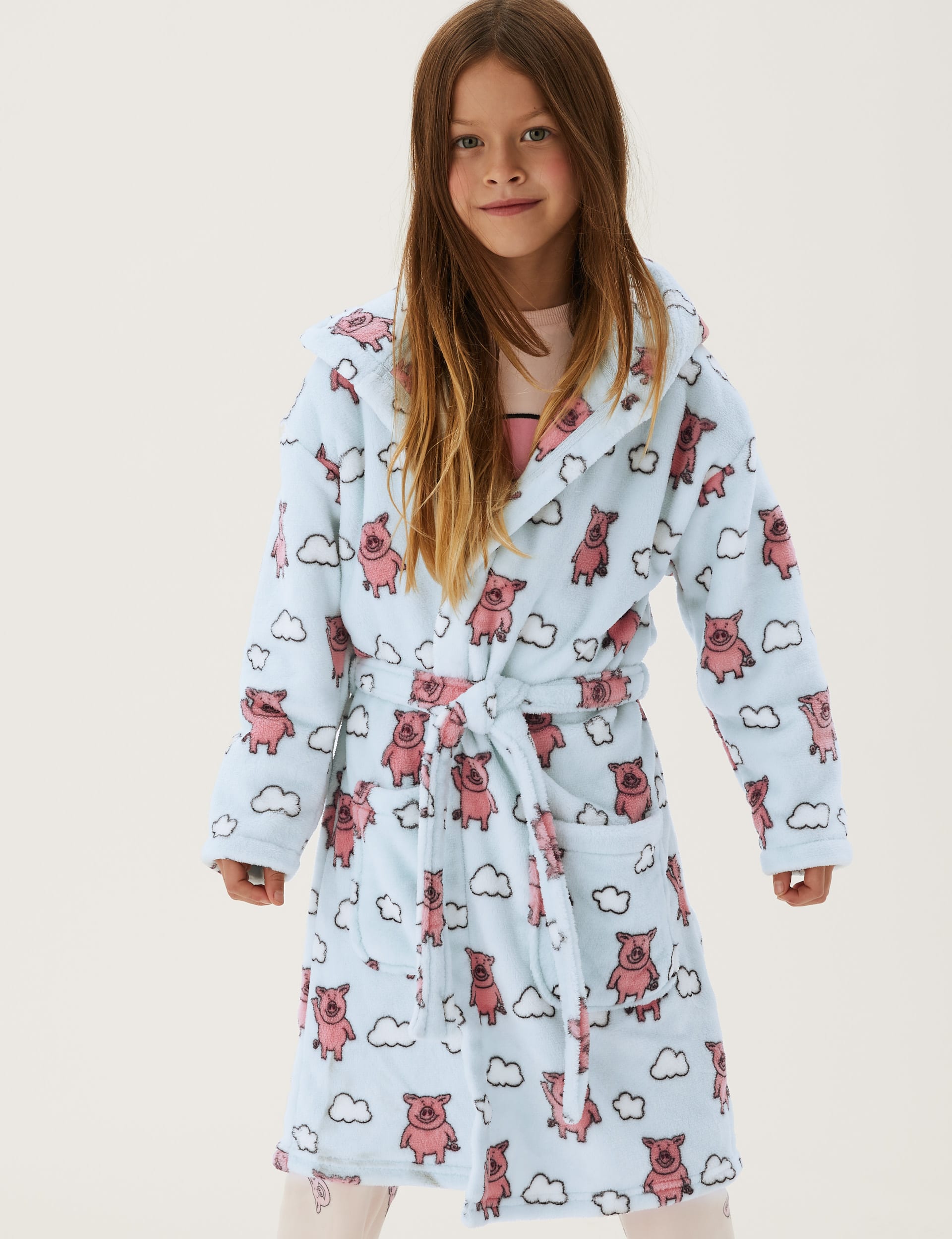 Percy Pig™ Dressing Gown (2-16 Yrs) | M&S | M&S