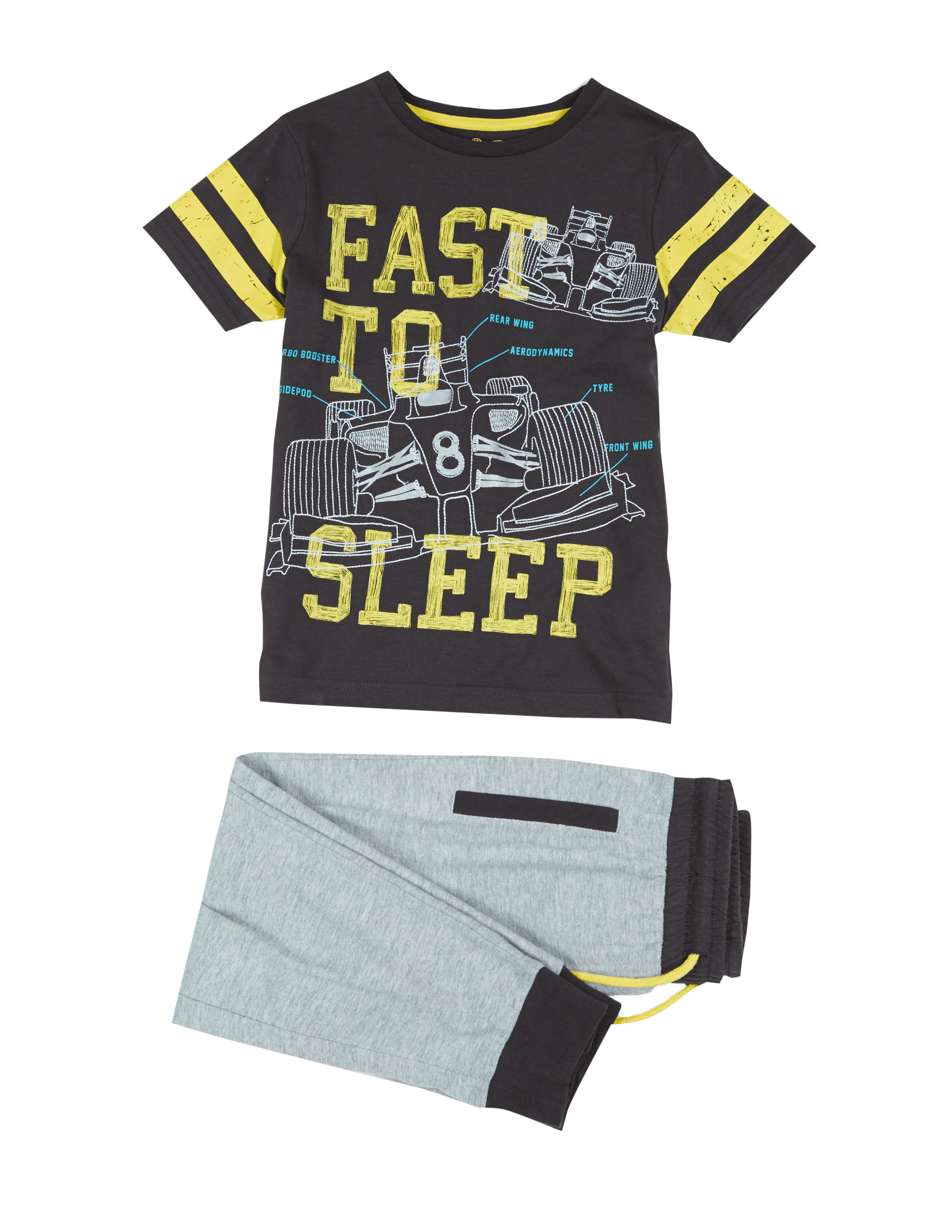 Cotton Rich Stay Soft Fast to Sleep Pyjamas (1-8 Years) | M&S