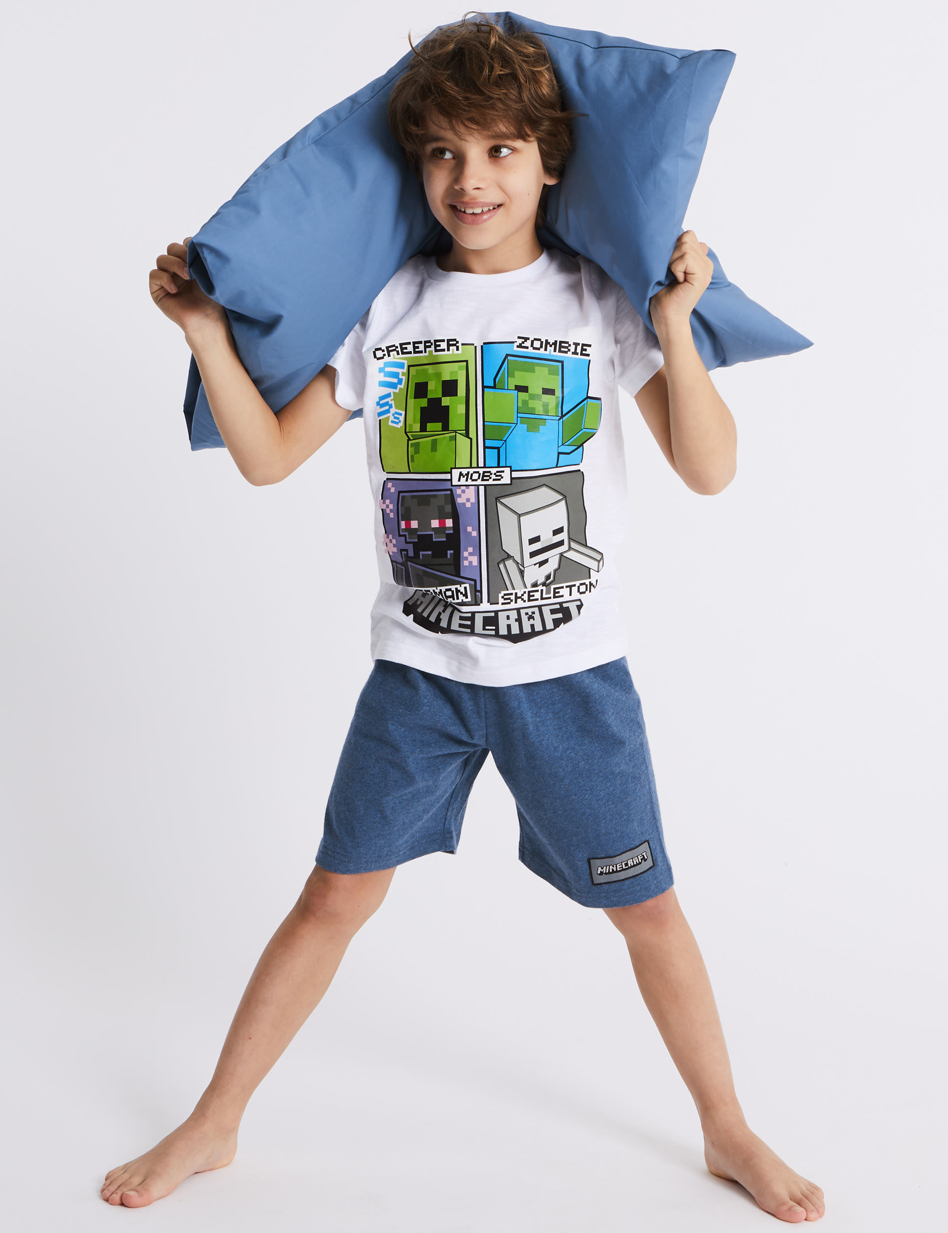 Minecraft™ Short Pyjamas (3-16 Years) | M&S IE