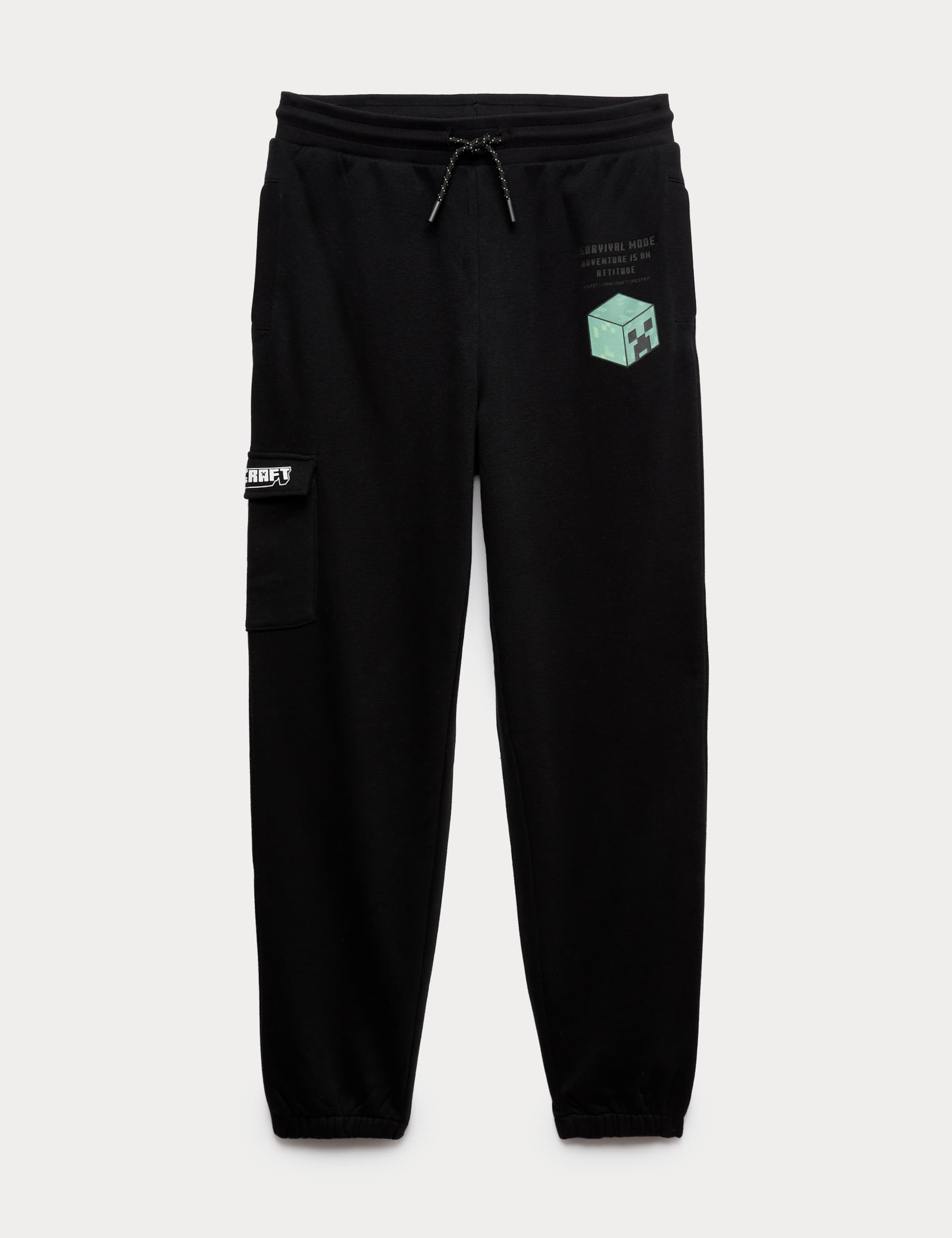 Cotton Rich Minecraft™ Joggers (6-16 Yrs) | M&S | M&S IE