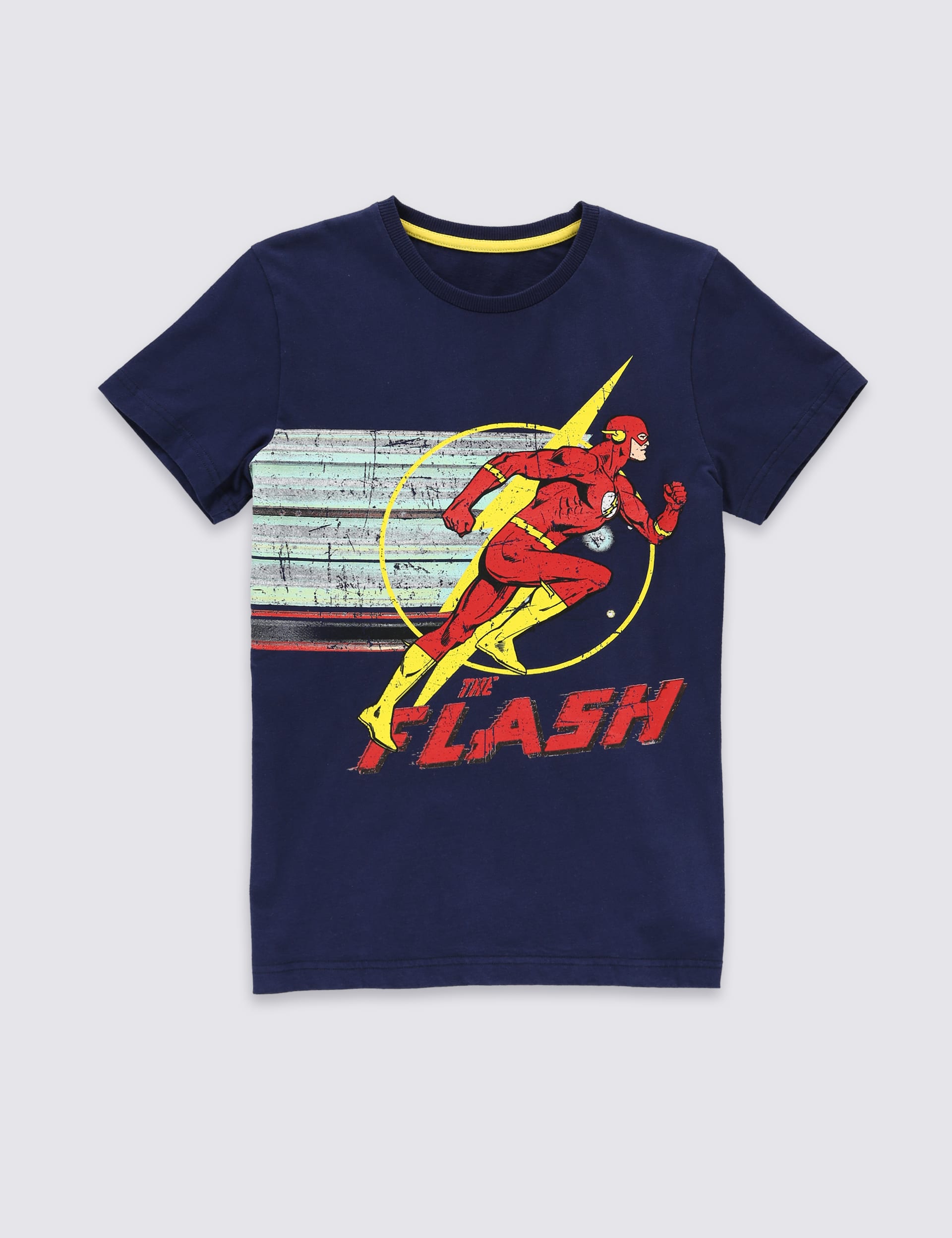 Pure Cotton The Flash Slogan T-Shirt (5-14 Years) | M&S