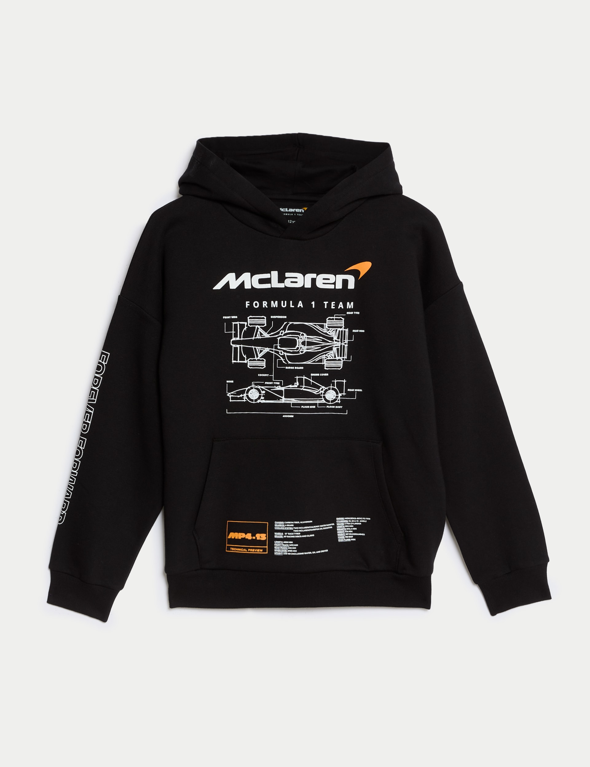 Cotton Rich McLaren™ Hoodie (6-16 Yrs) | M&S | M&S
