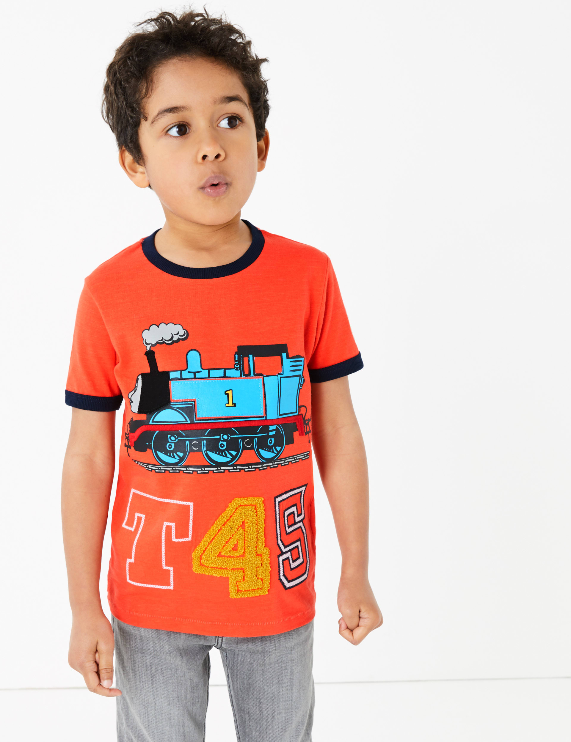 Cotton Thomas & Friends™ T-Shirt (2-7 Yrs) | M&S