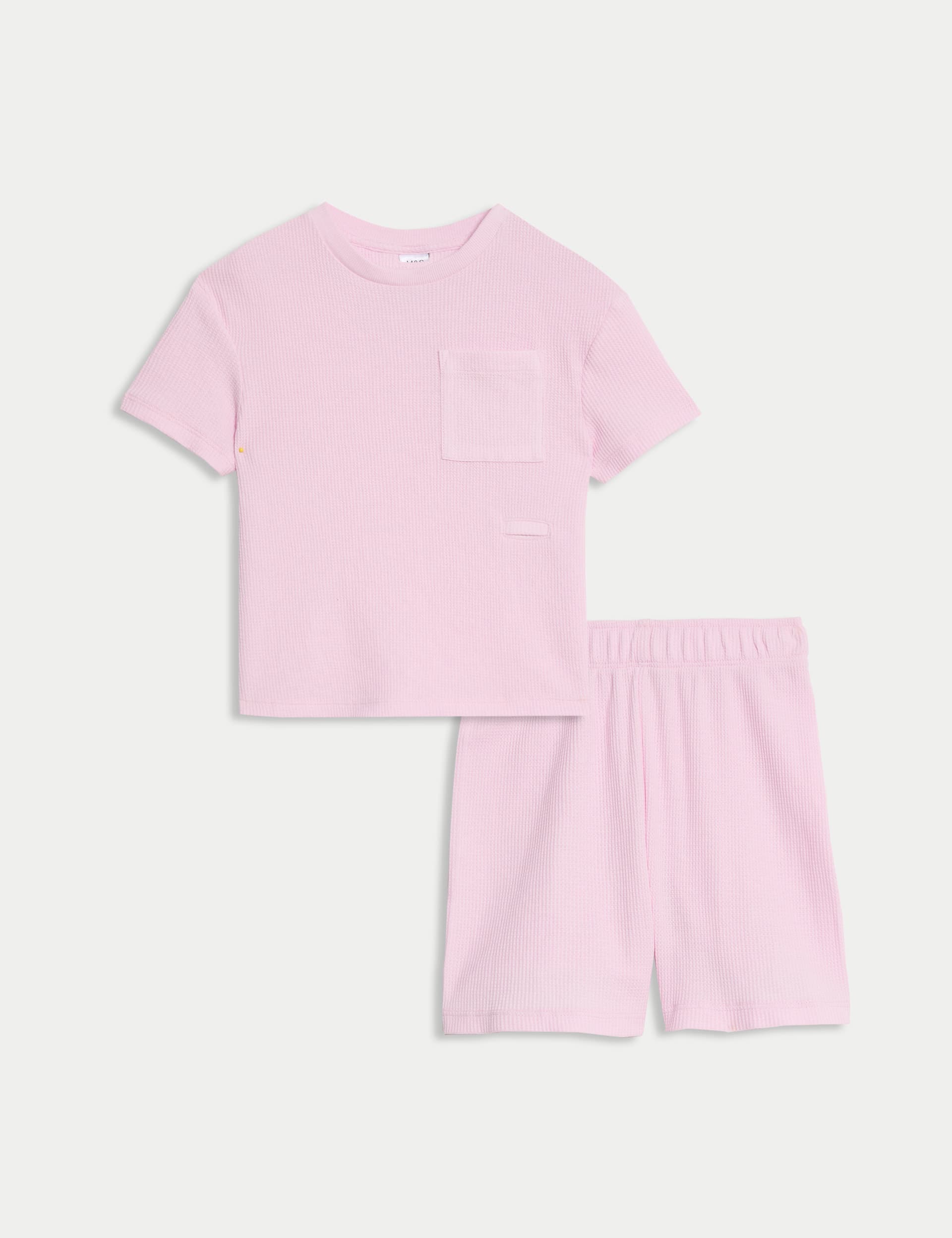 Adaptive Cotton Blend Waffle Pyjamas (1-16 Yrs) | M&S | M&S