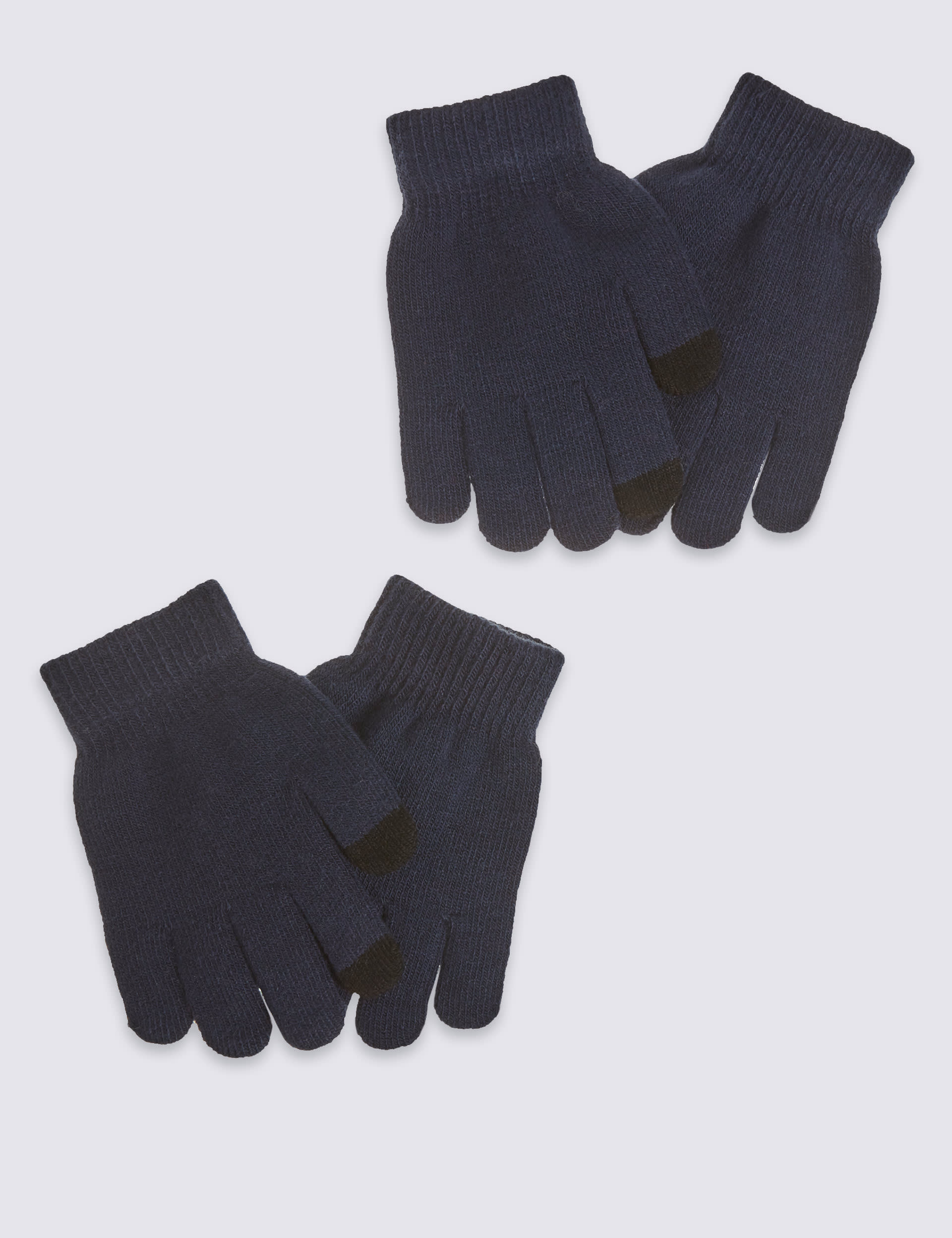 2 Pack Touch Screen Magic Gloves | M&S