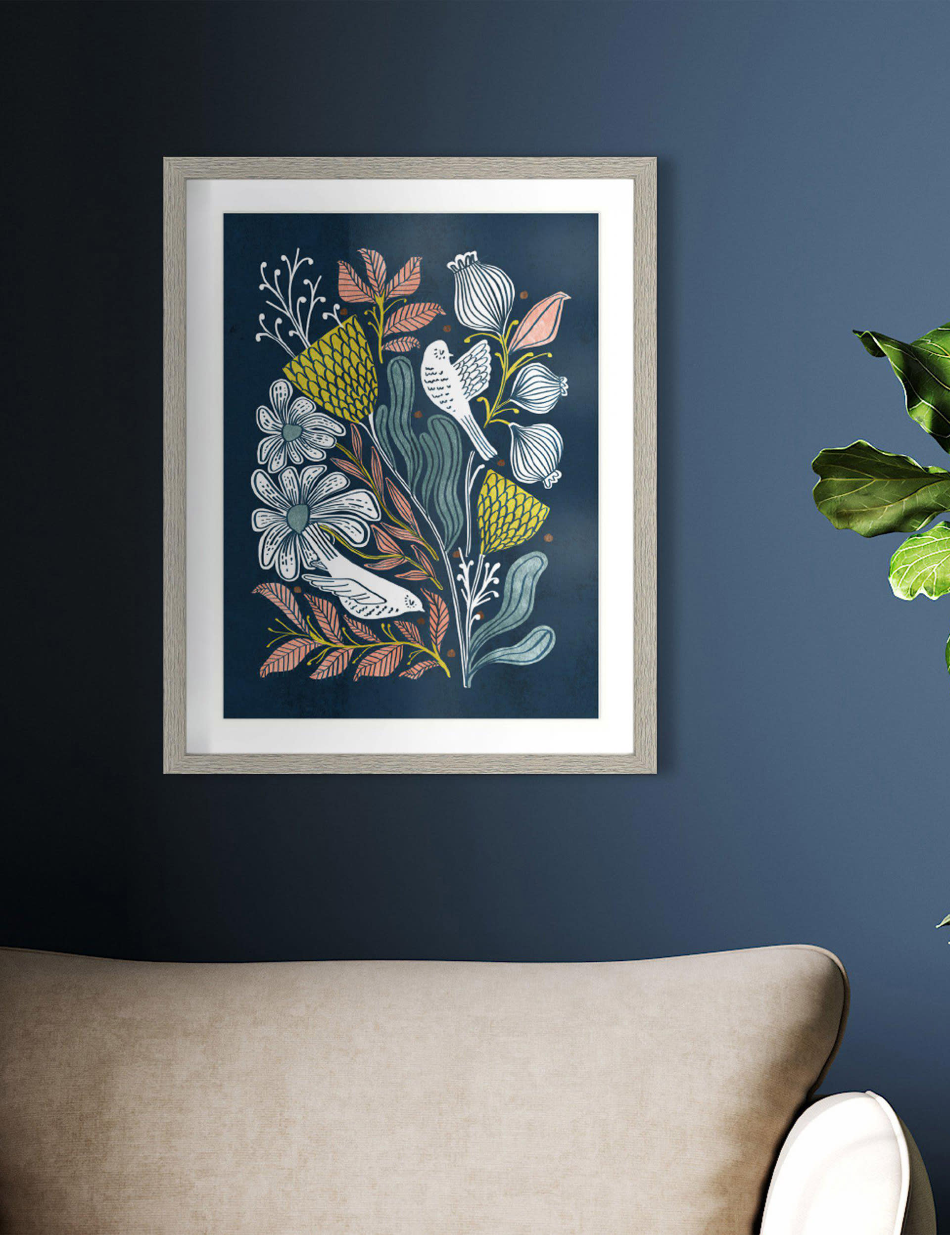 Melody Rectangle Framed Art | Gallery Direct | M&S