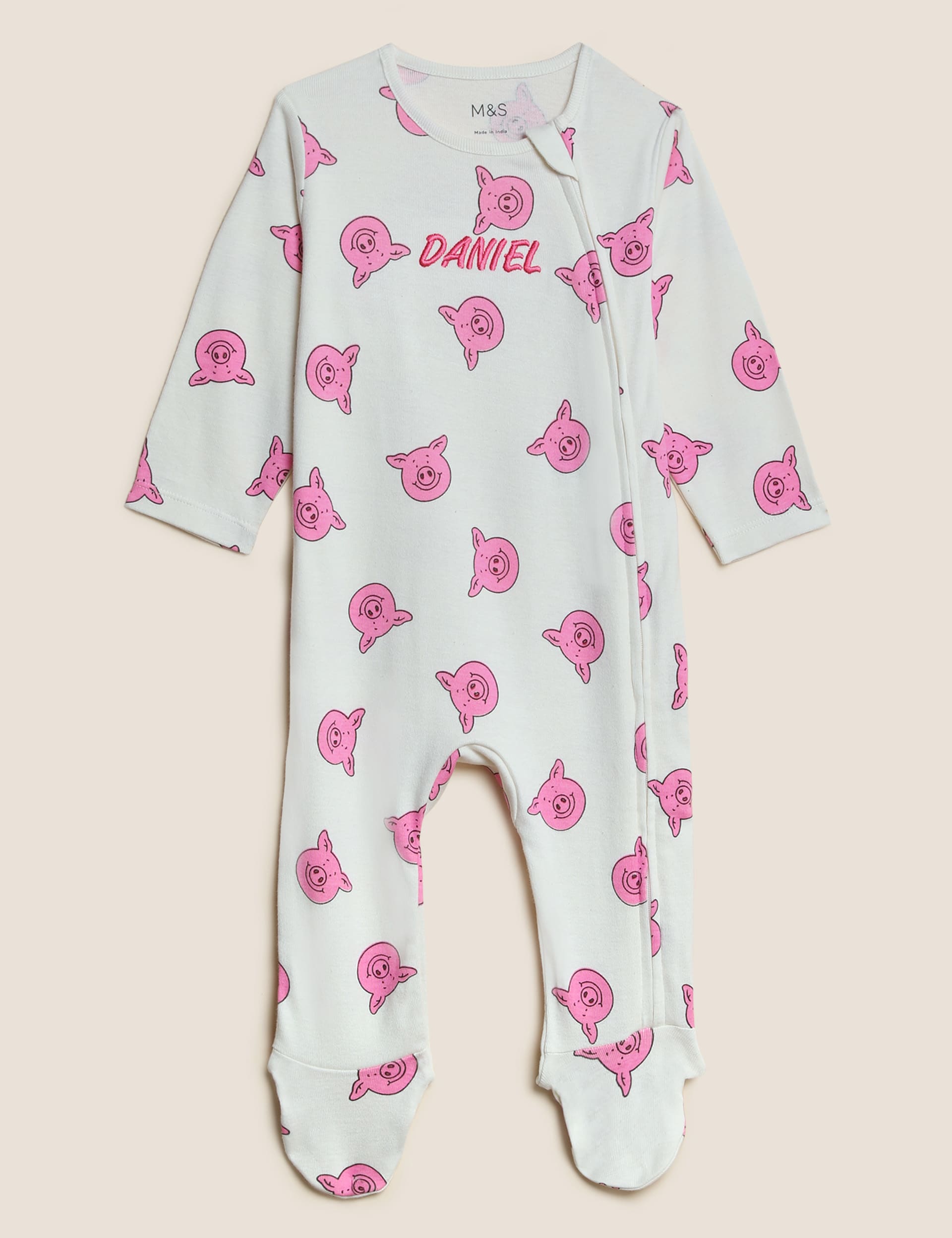 Personalised Percy Pig™ Sleepsuit (0-3 Yrs) | Percy Pig™ | M&S