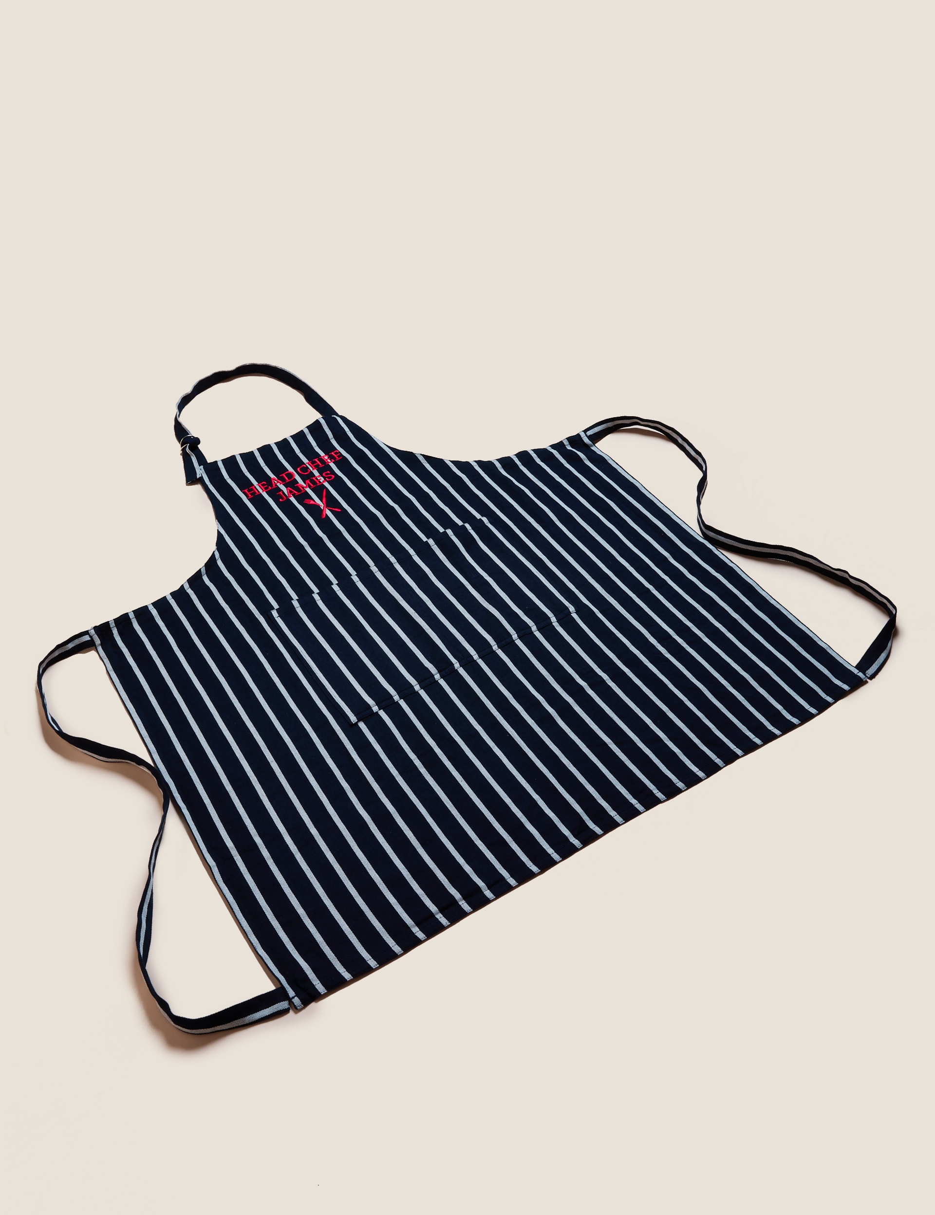 Personalised Butcher Stripe Apron | M&S | M&S