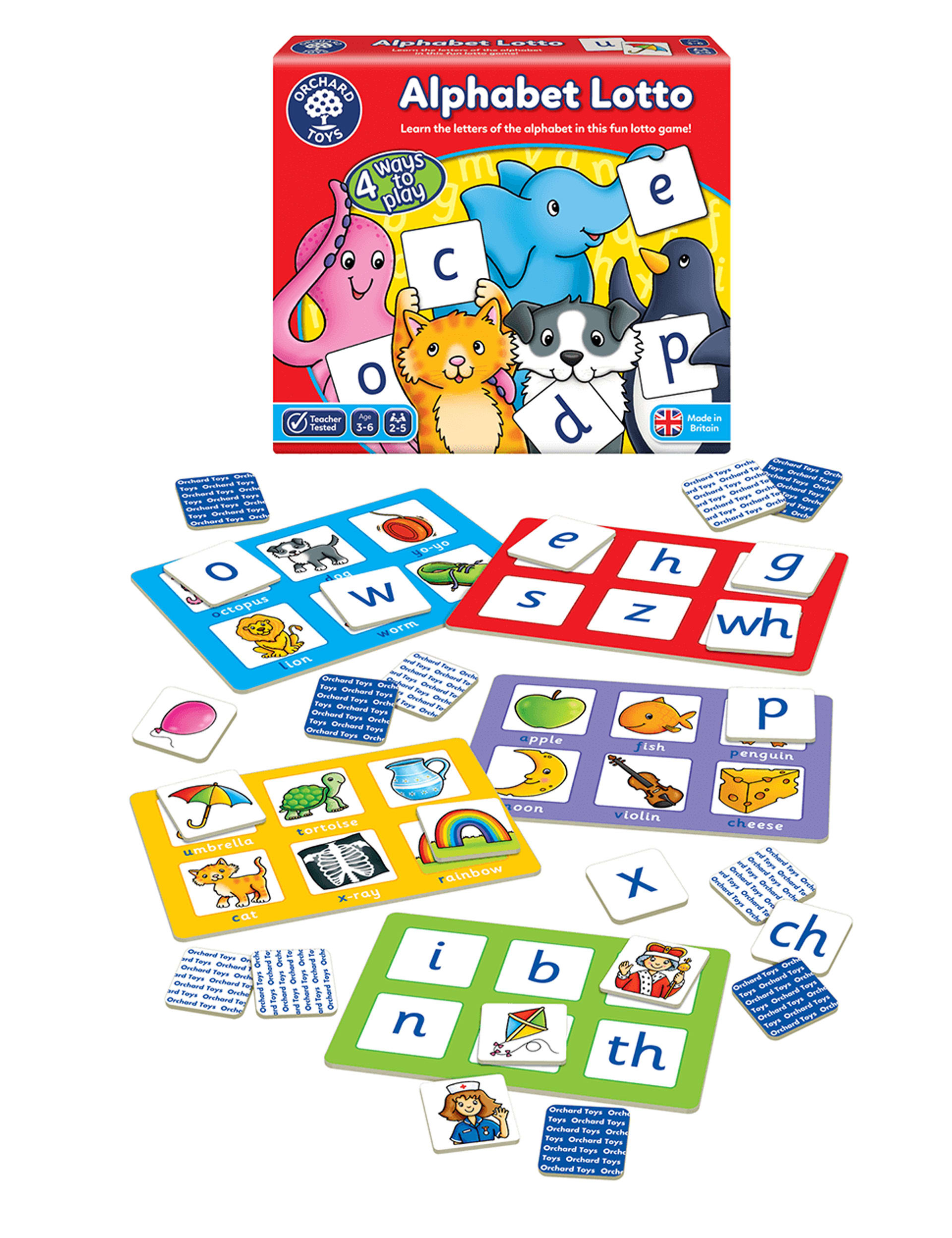 Alphabet Lotto Game (3+ Yrs) | Orchard Toys | M&S