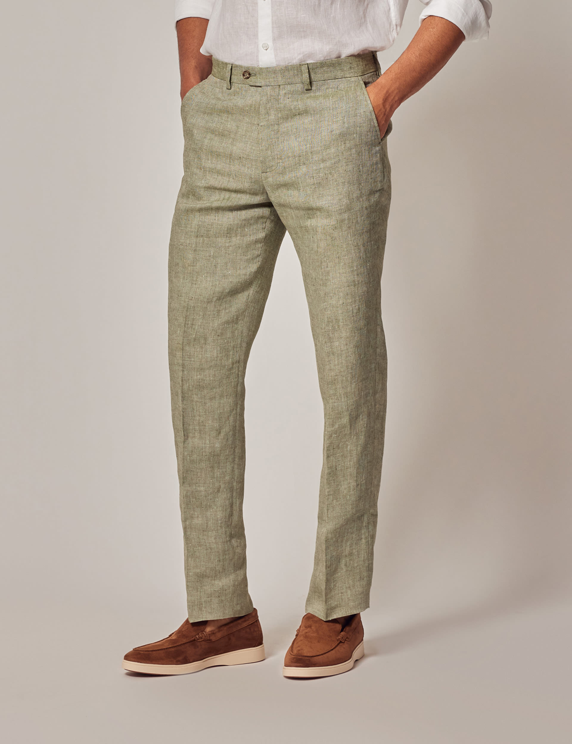 Men's Linen Trousers | M&S