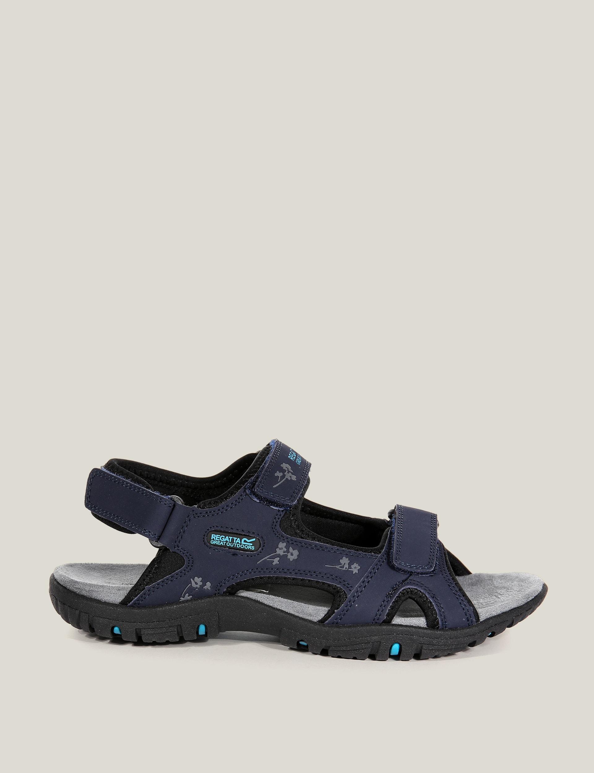 Lady Haris Floral Footbed Walking Sandals | Regatta | M&S