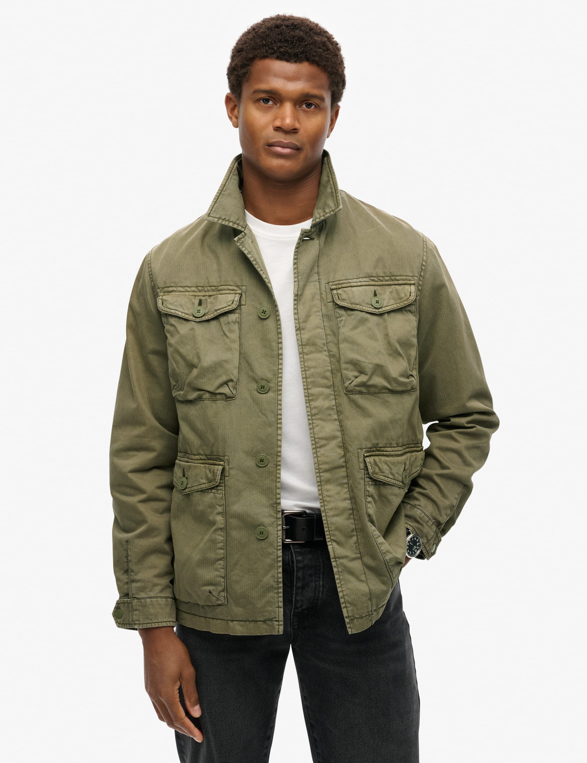 Pure Cotton Utility Jacket | Superdry | M&S