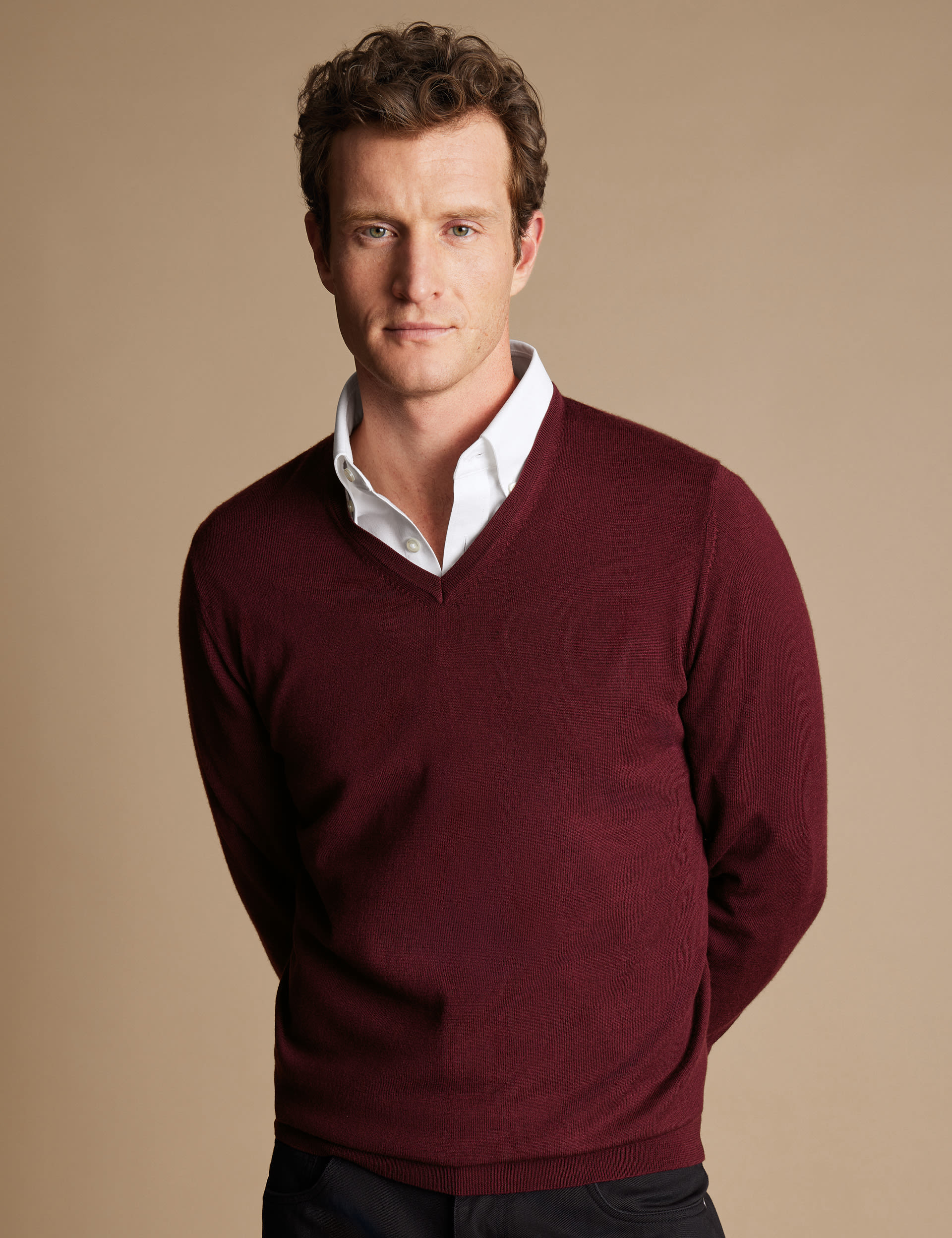 Men’s Red Jumpers at M&S