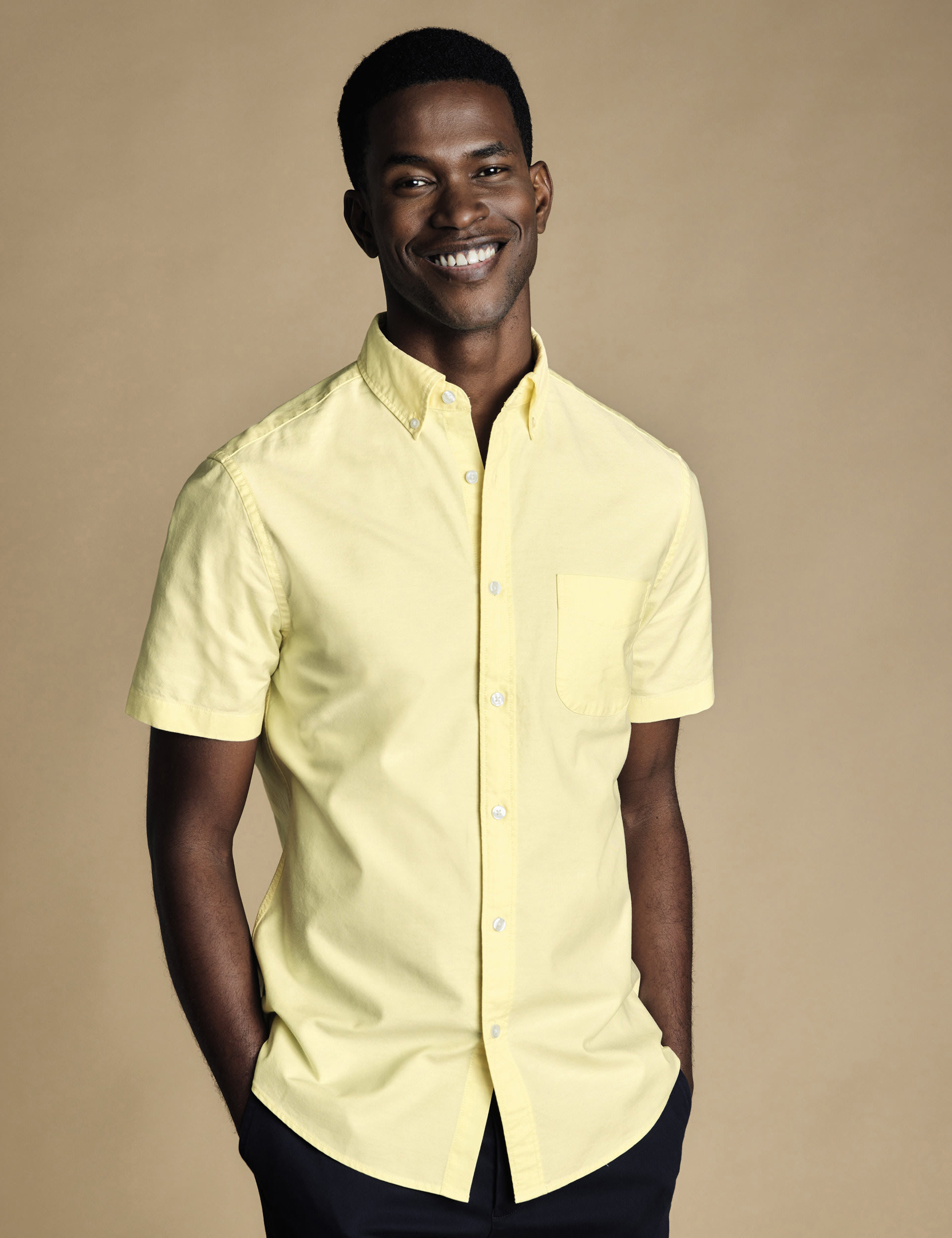 Men's Yellow Shirts | M&S