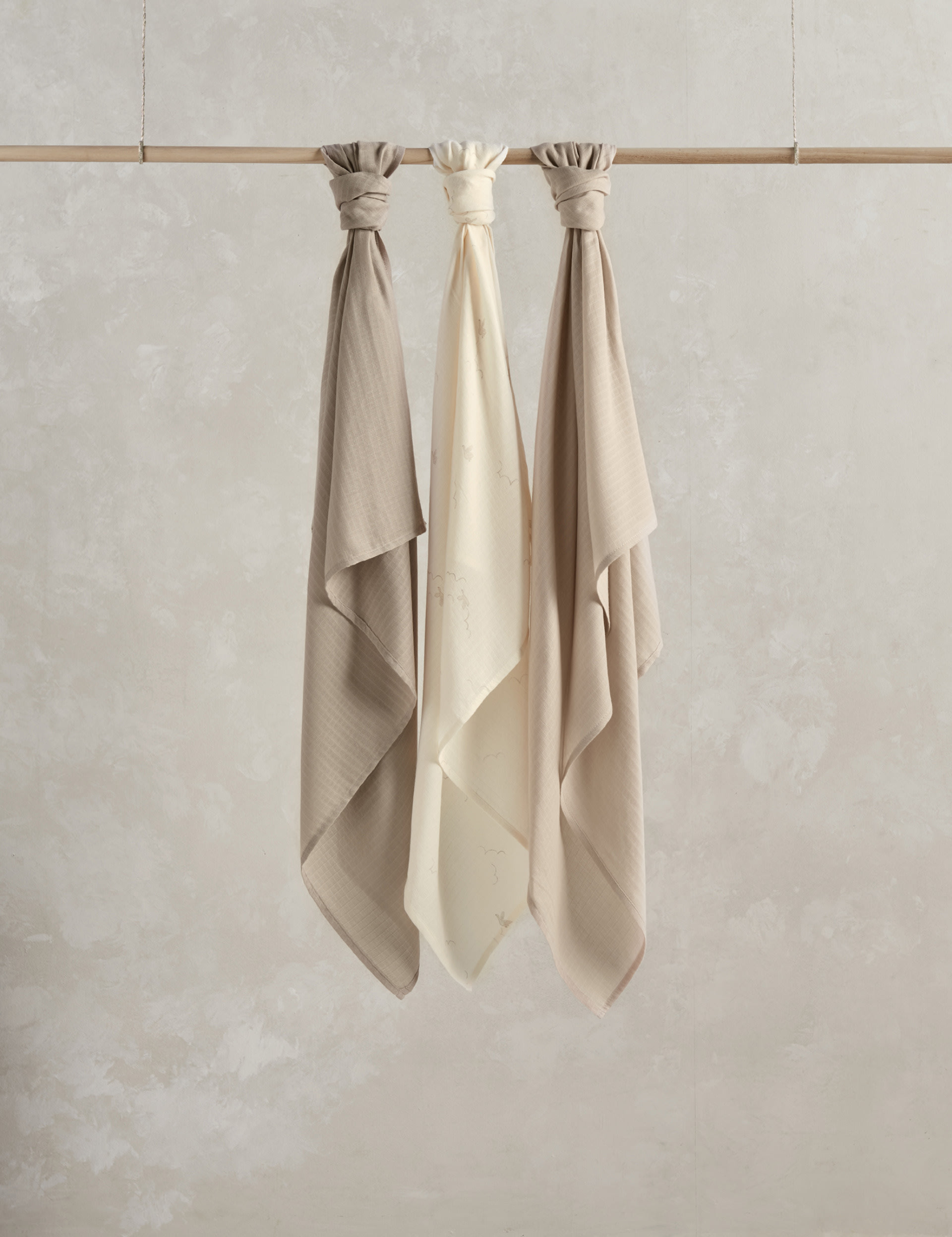 3pk Pure Cotton Muslin Squares | Mamas & Papas | M&S