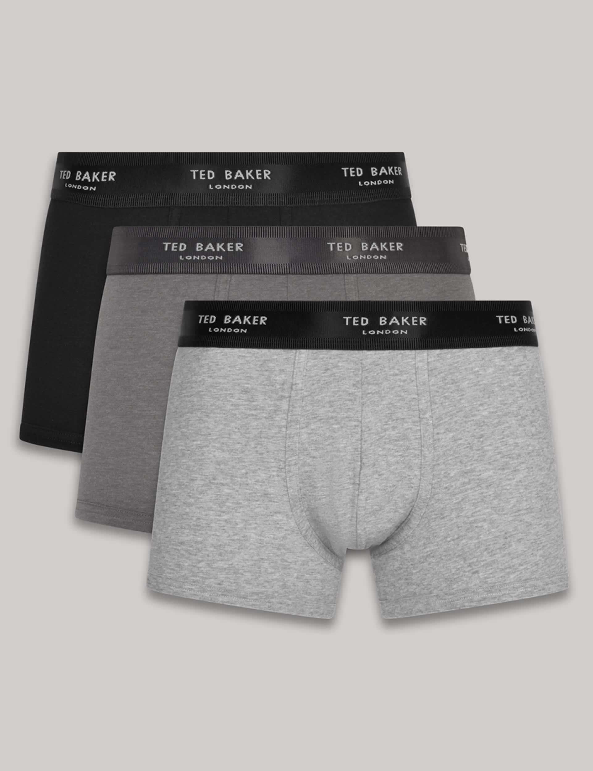 3 Pack Cotton Stretch Trunks | Ted Baker | M&S