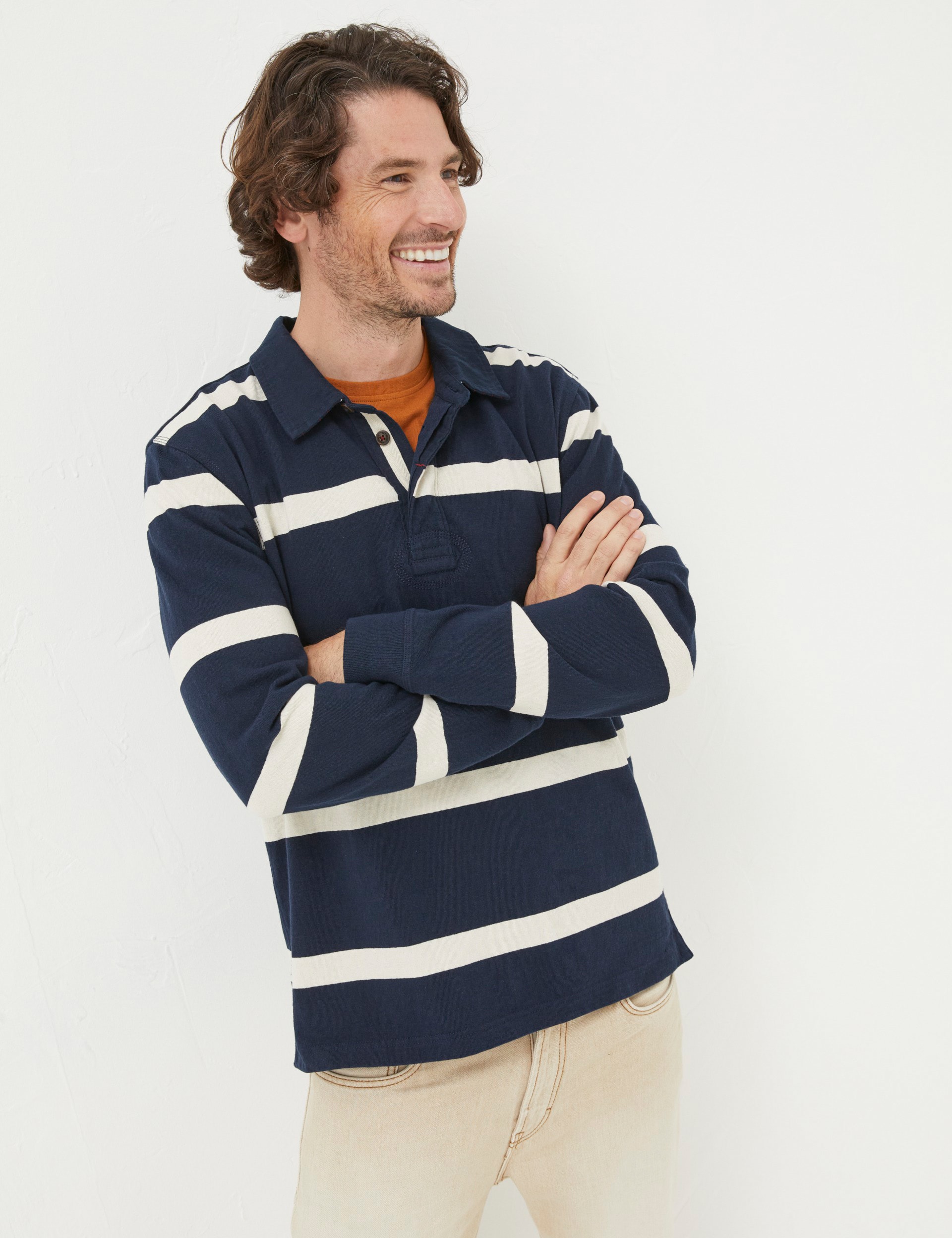Pure Cotton Striped Rugby Shirt | FatFace | M&S