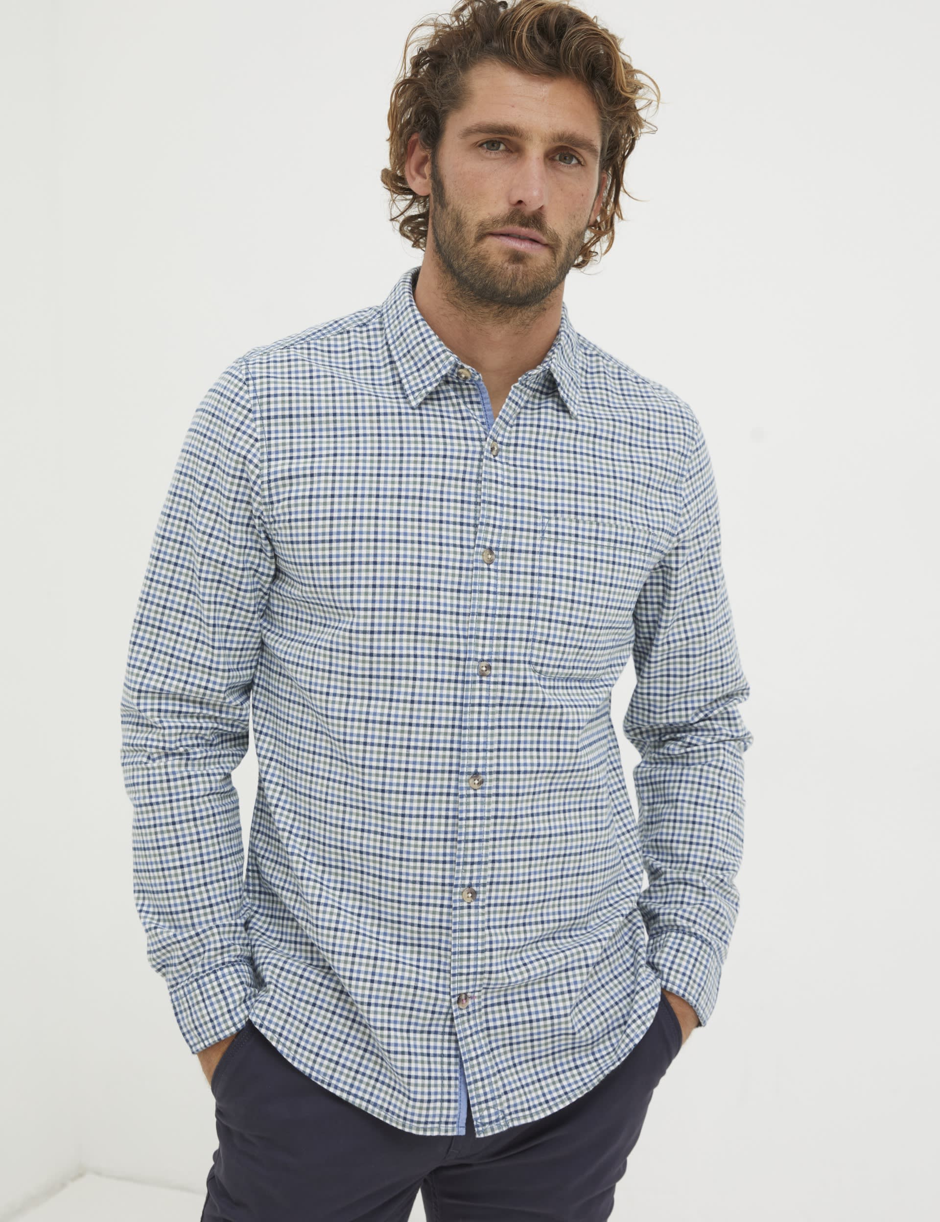 Pure Cotton Check Shirt | FatFace | M&S