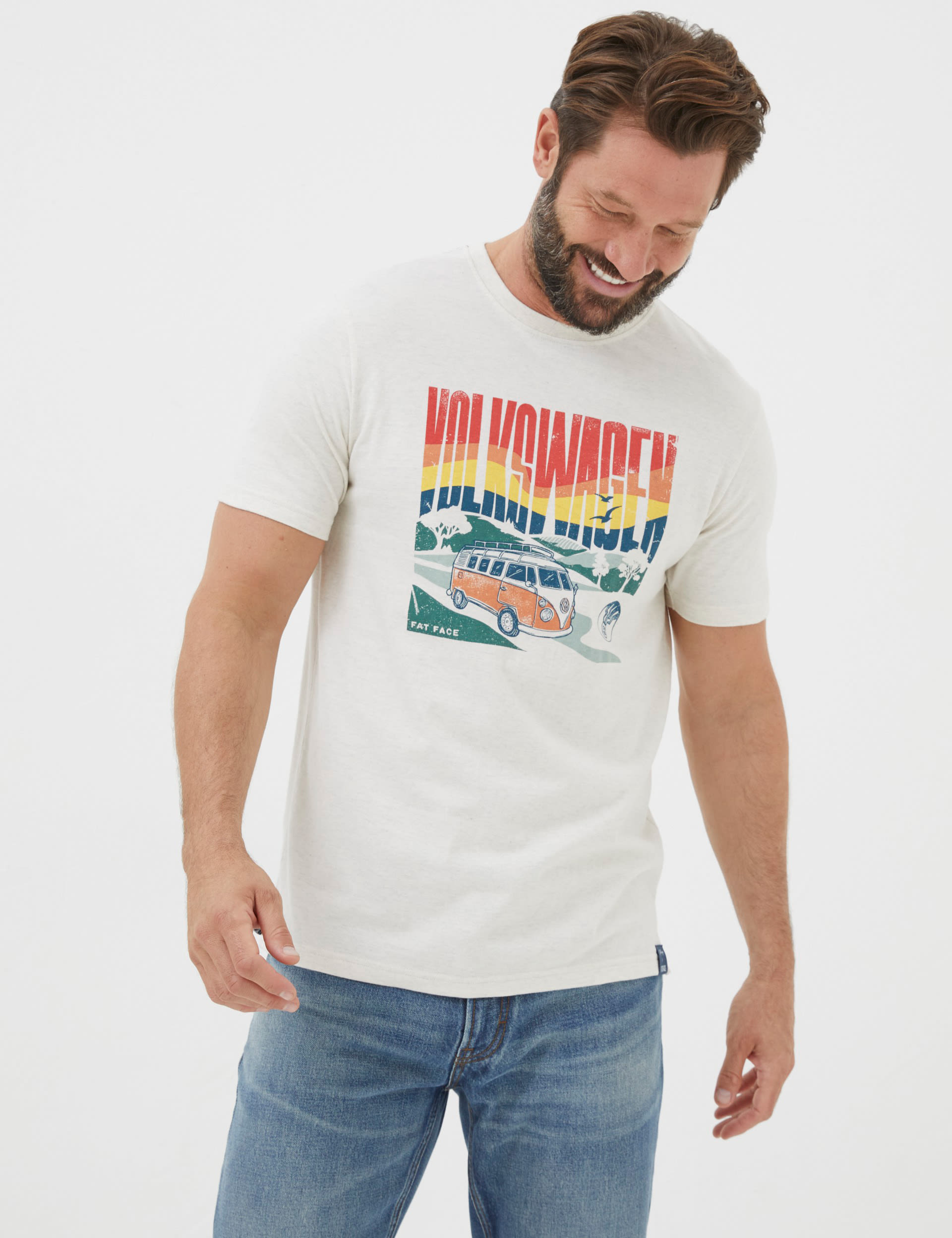 Pure Cotton VW Print T-Shirt | FatFace | M&S