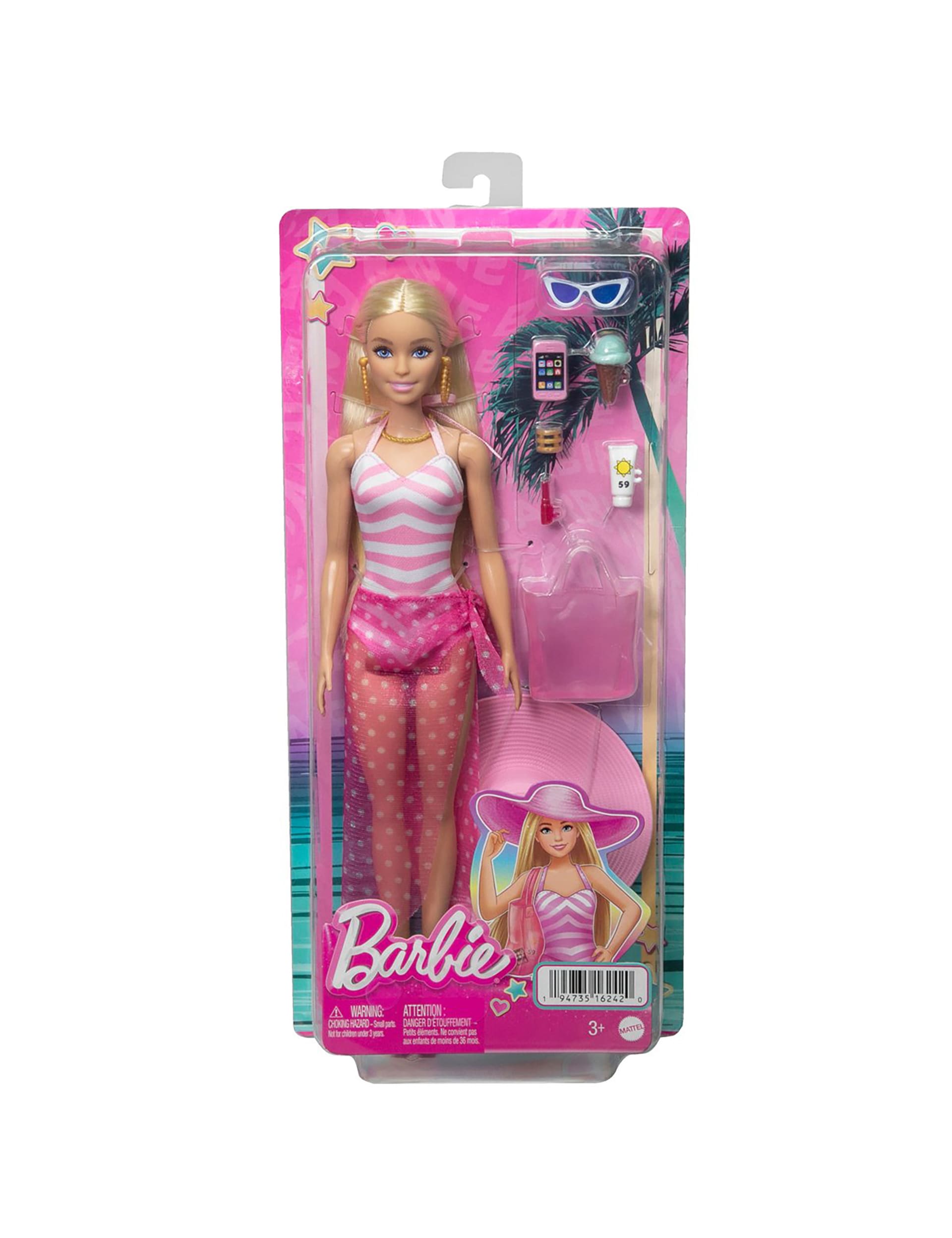 Beach Day Barbie™ Doll (3+ Yrs) | Barbie | M&S