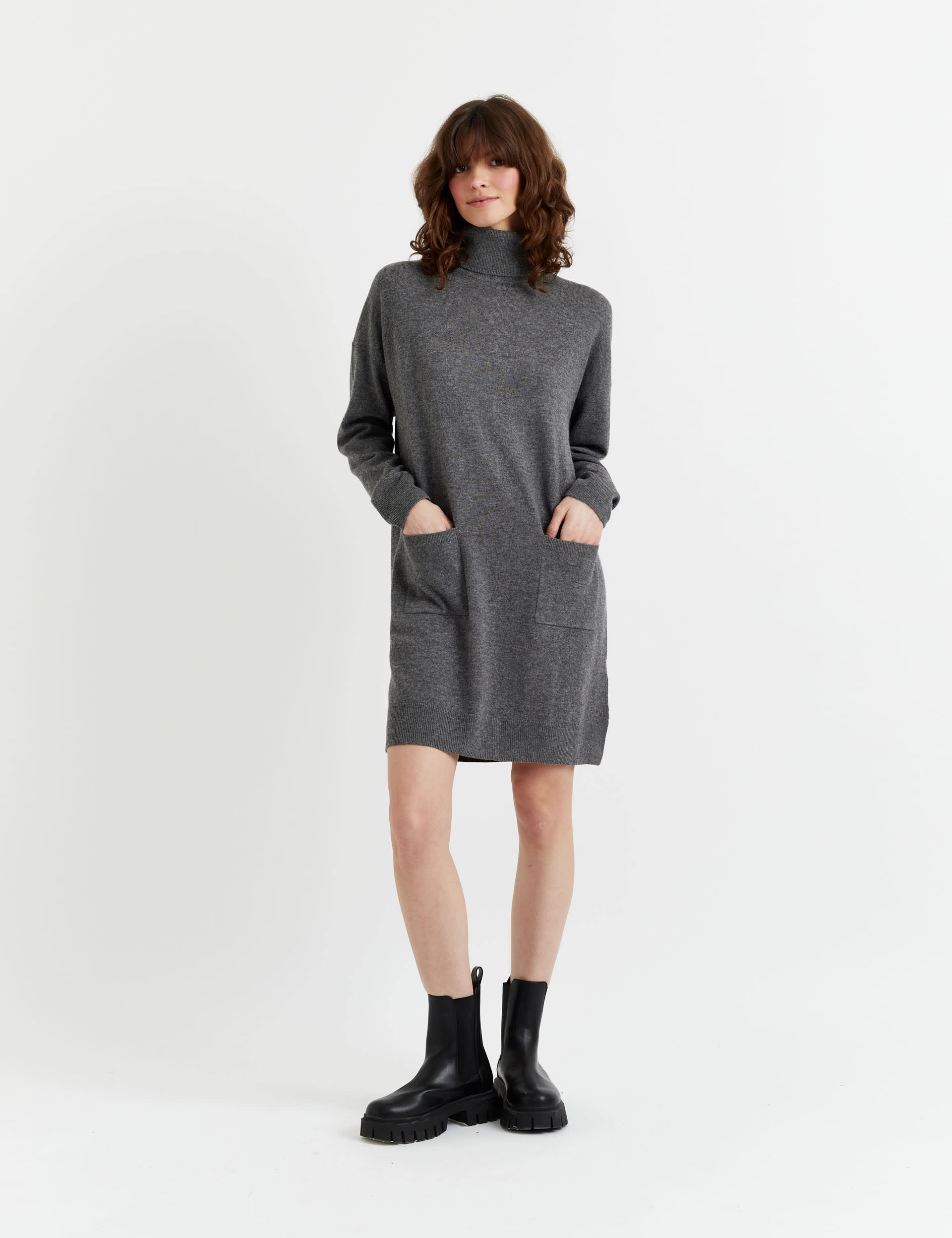 Grey, Women, Dresses, Knee Length Dresses at M&S