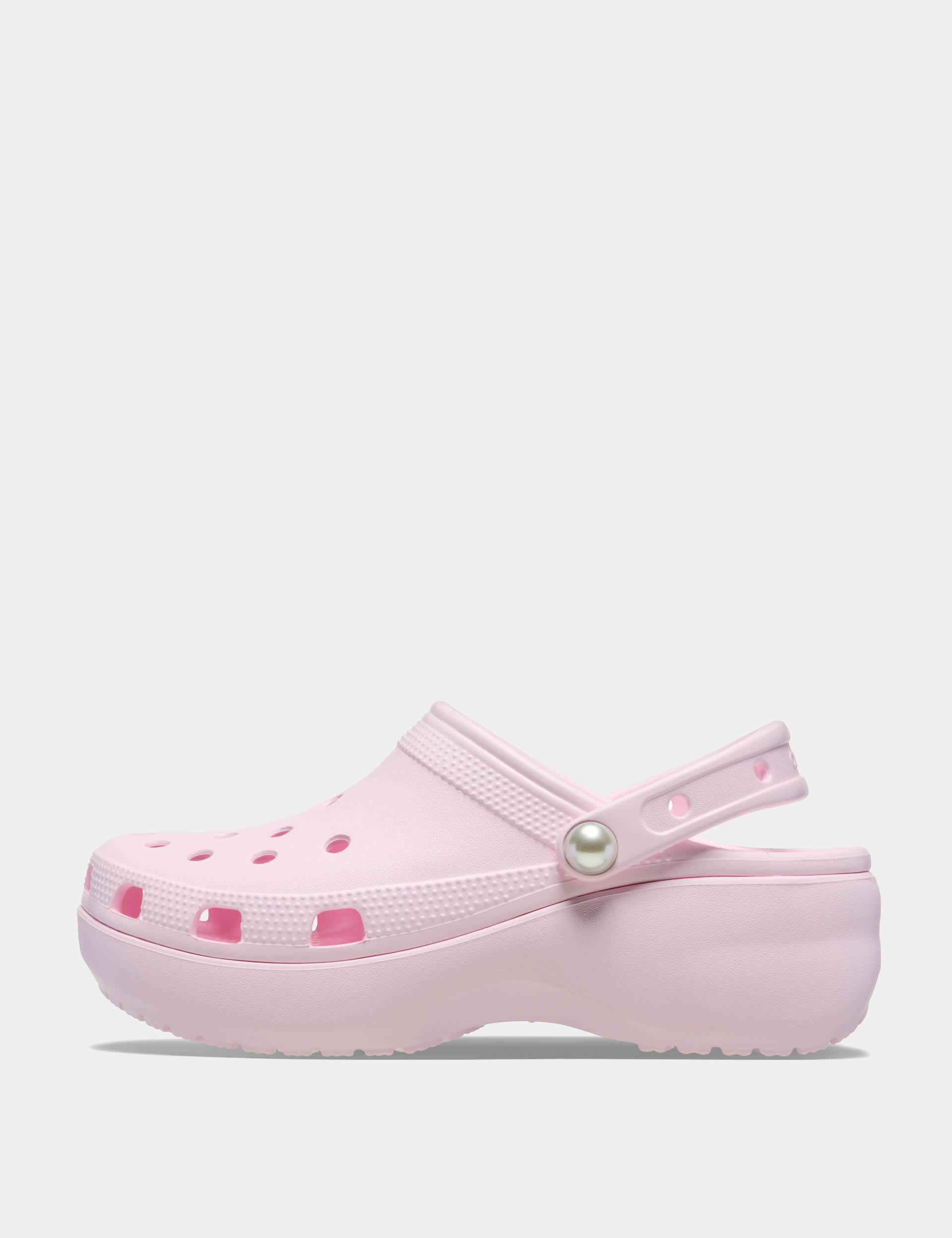 Pearl Ankle Strap Platform Clogs | Crocs | M&S