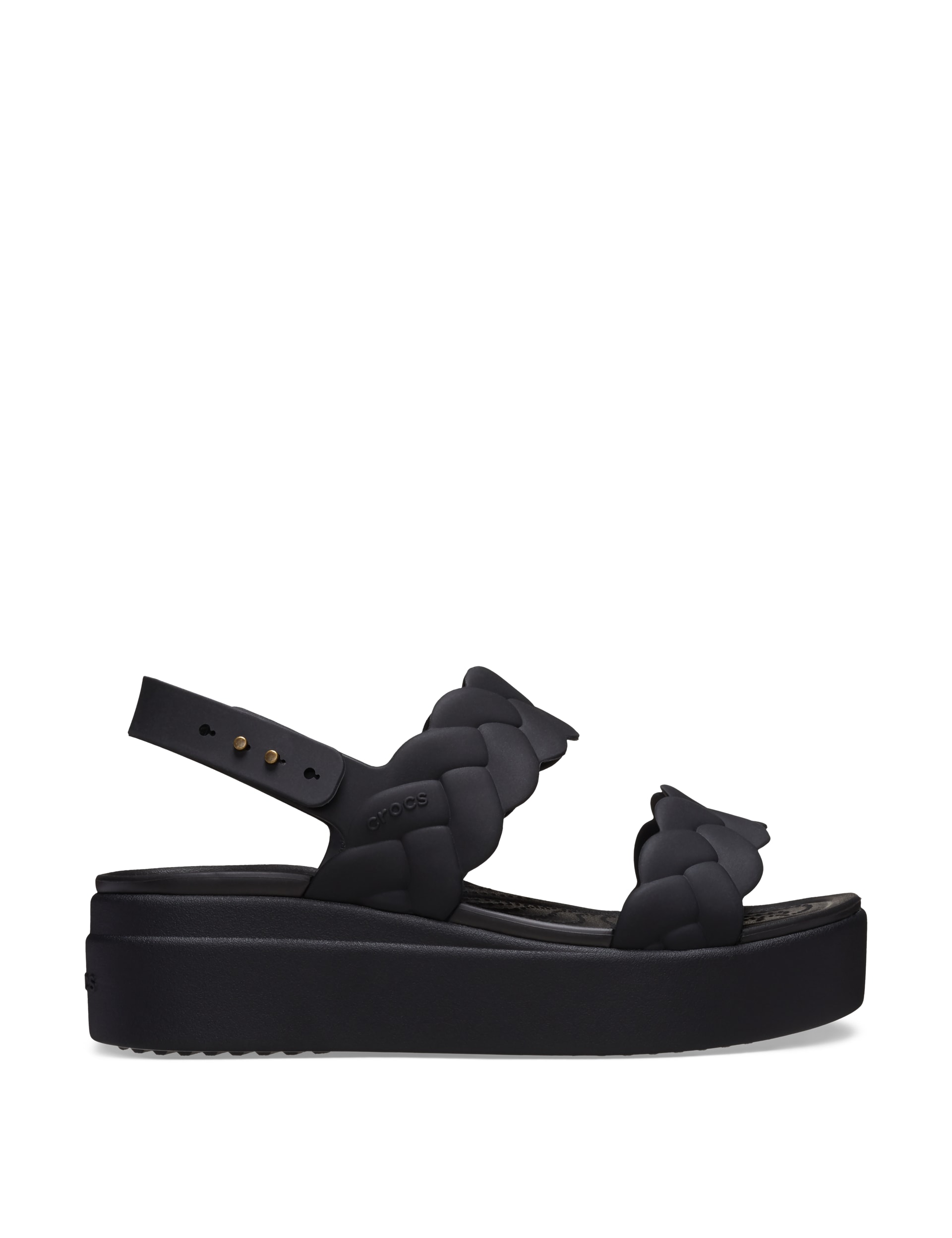 Brooklyn Woven Wedge Sandals | Crocs | M&S