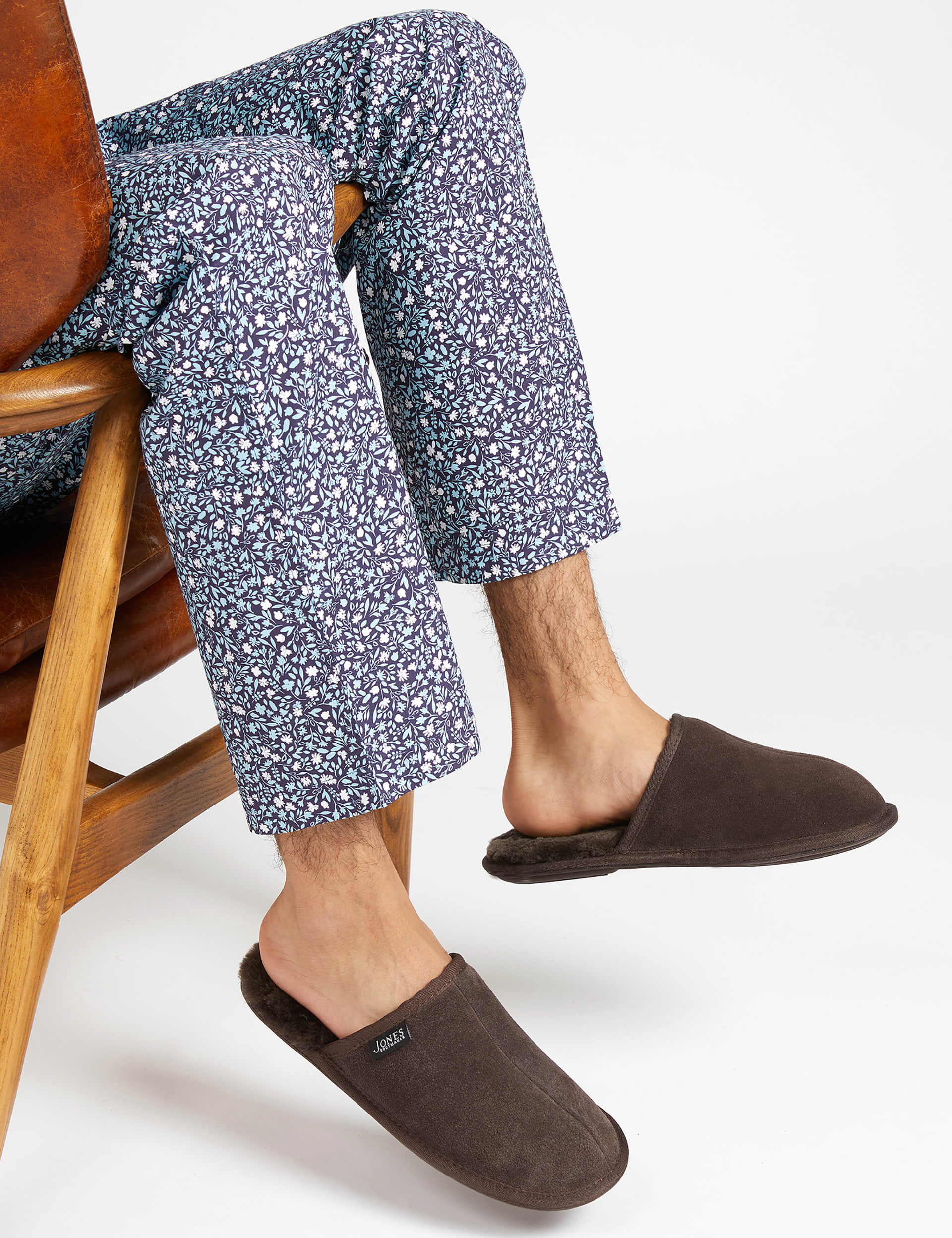 Men’s Leather Slippers | M&S