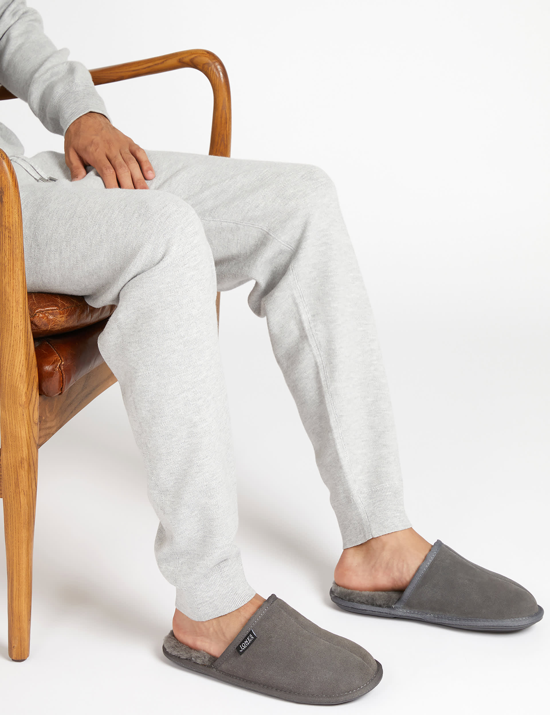 Men’s Leather Slippers | M&S