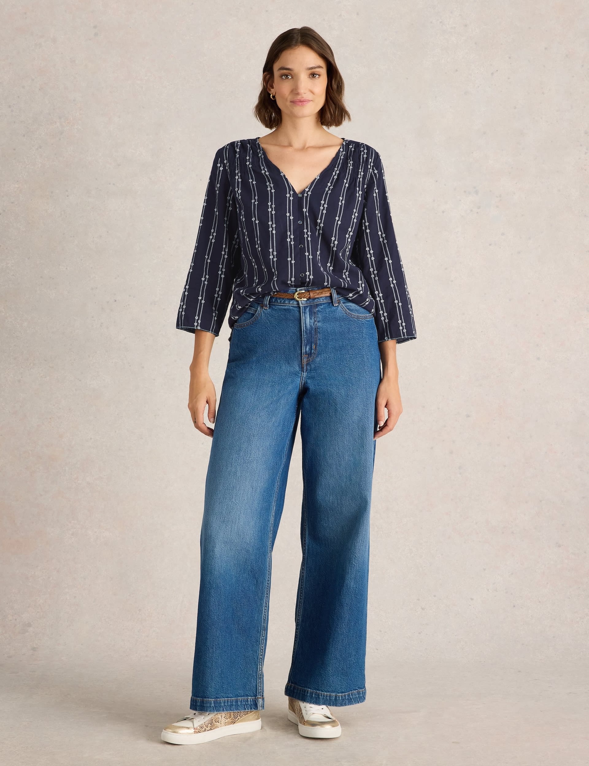 Pure Cotton Printed Top | White Stuff | M&S