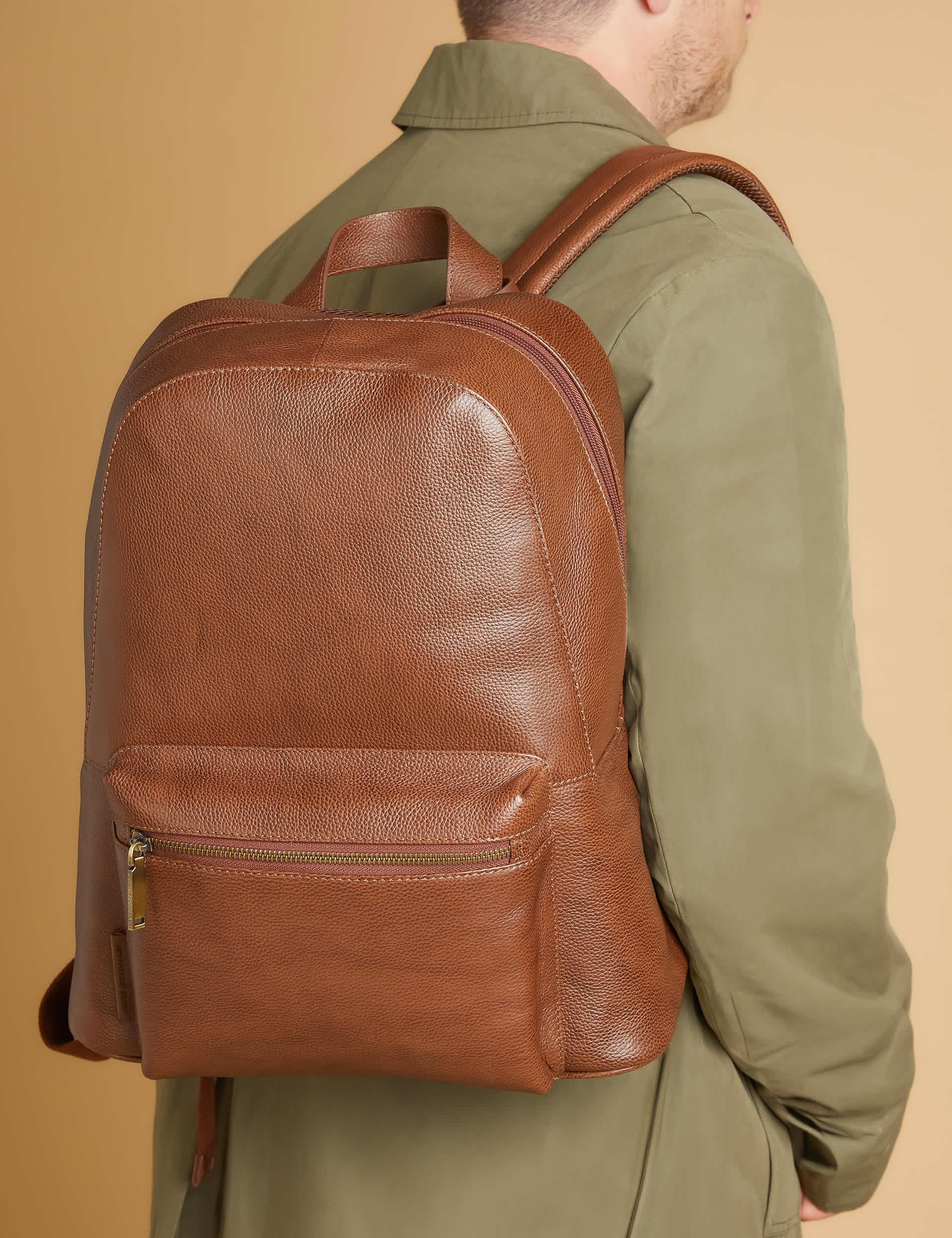 Leather Pebble Grain Backpack | Jones Bootmaker | M&S