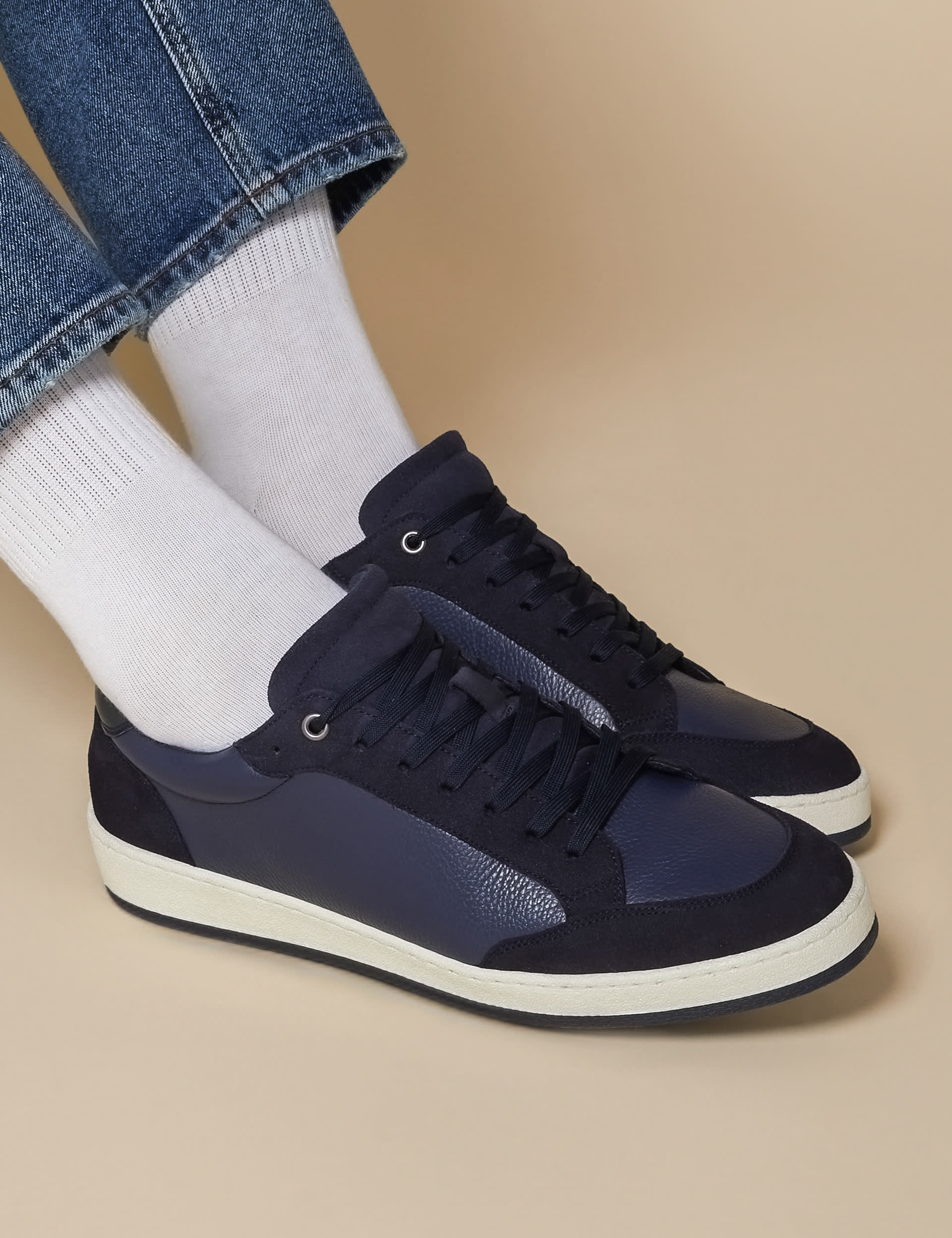 Men’s Navy Trainers | M&S