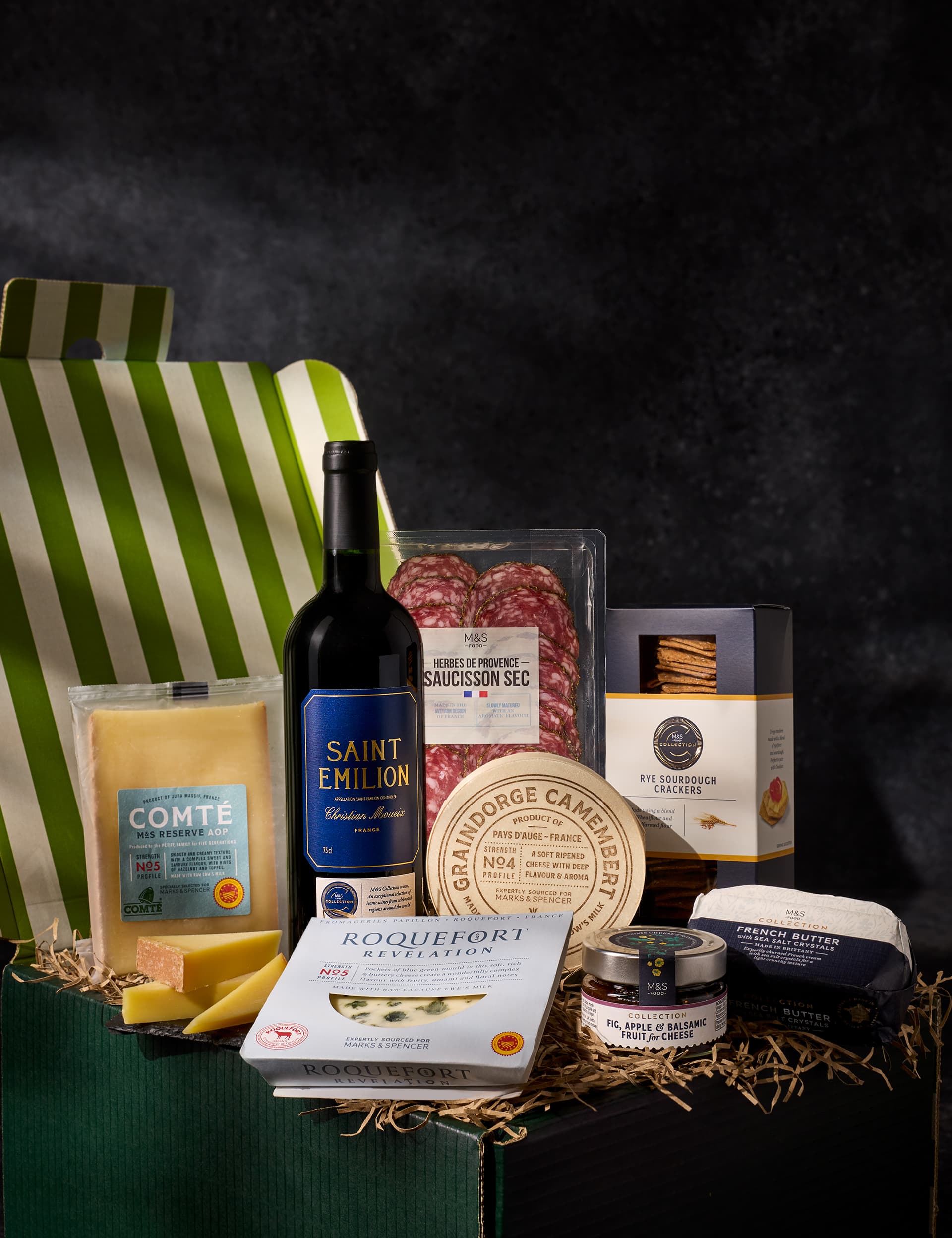 THE FRENCH FOOD & WINE PAIRING GIFT | M&S HAMPERS | M&S