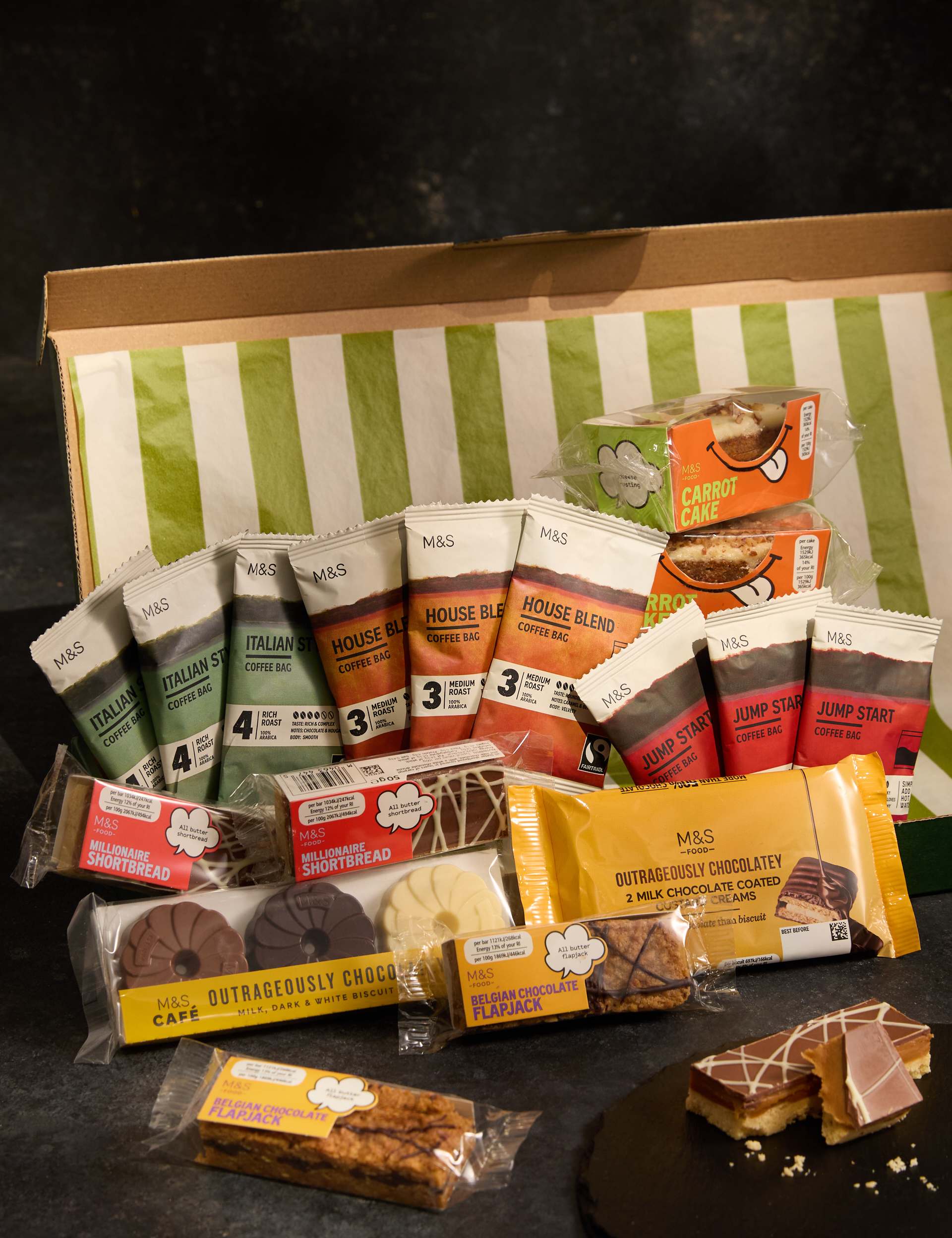 The Perfect Blend Coffee & Cake Letterbox Gift | M&S Hampers | M&S