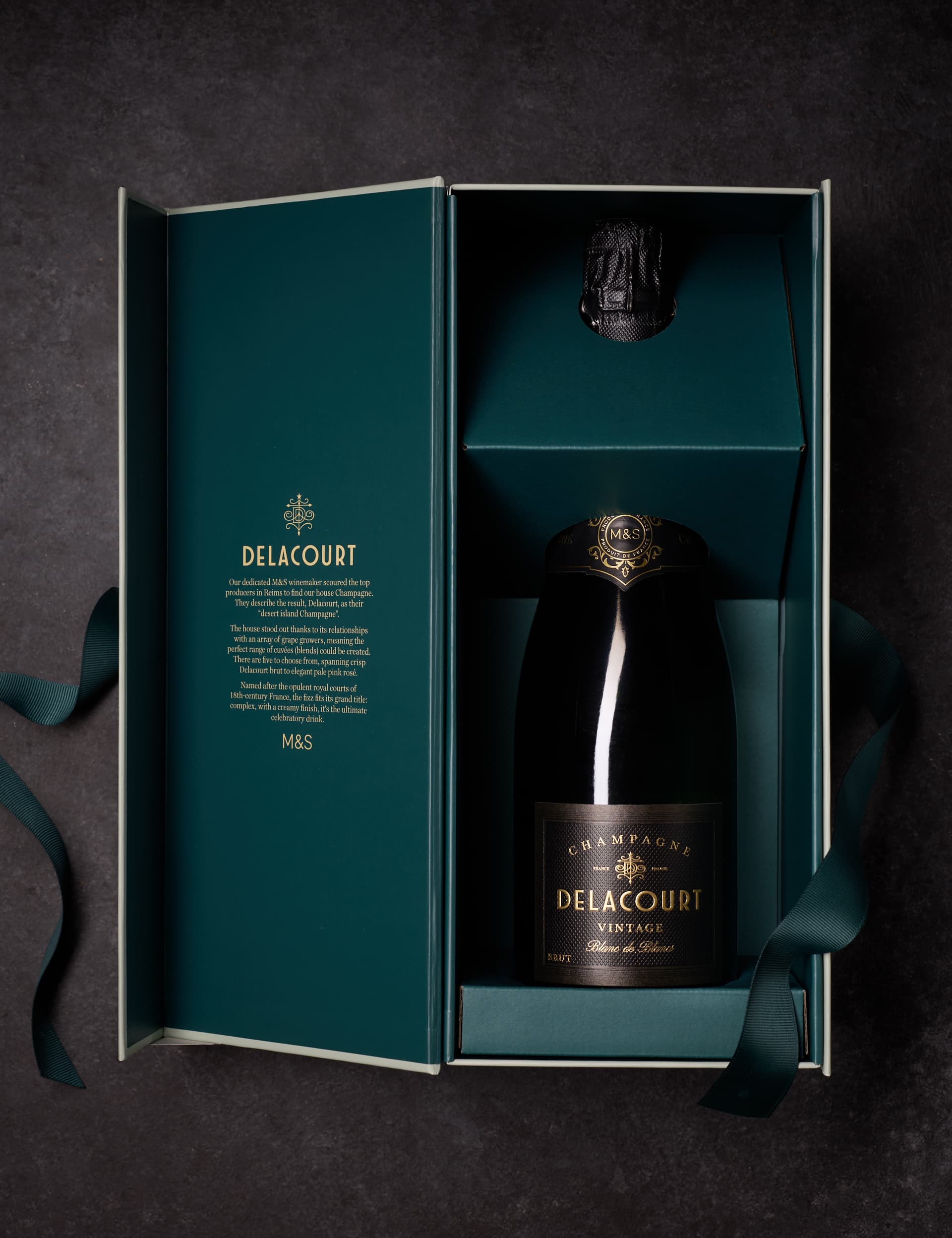 Delacourt Vintage Champagne Gift | M&S Hampers | M&S