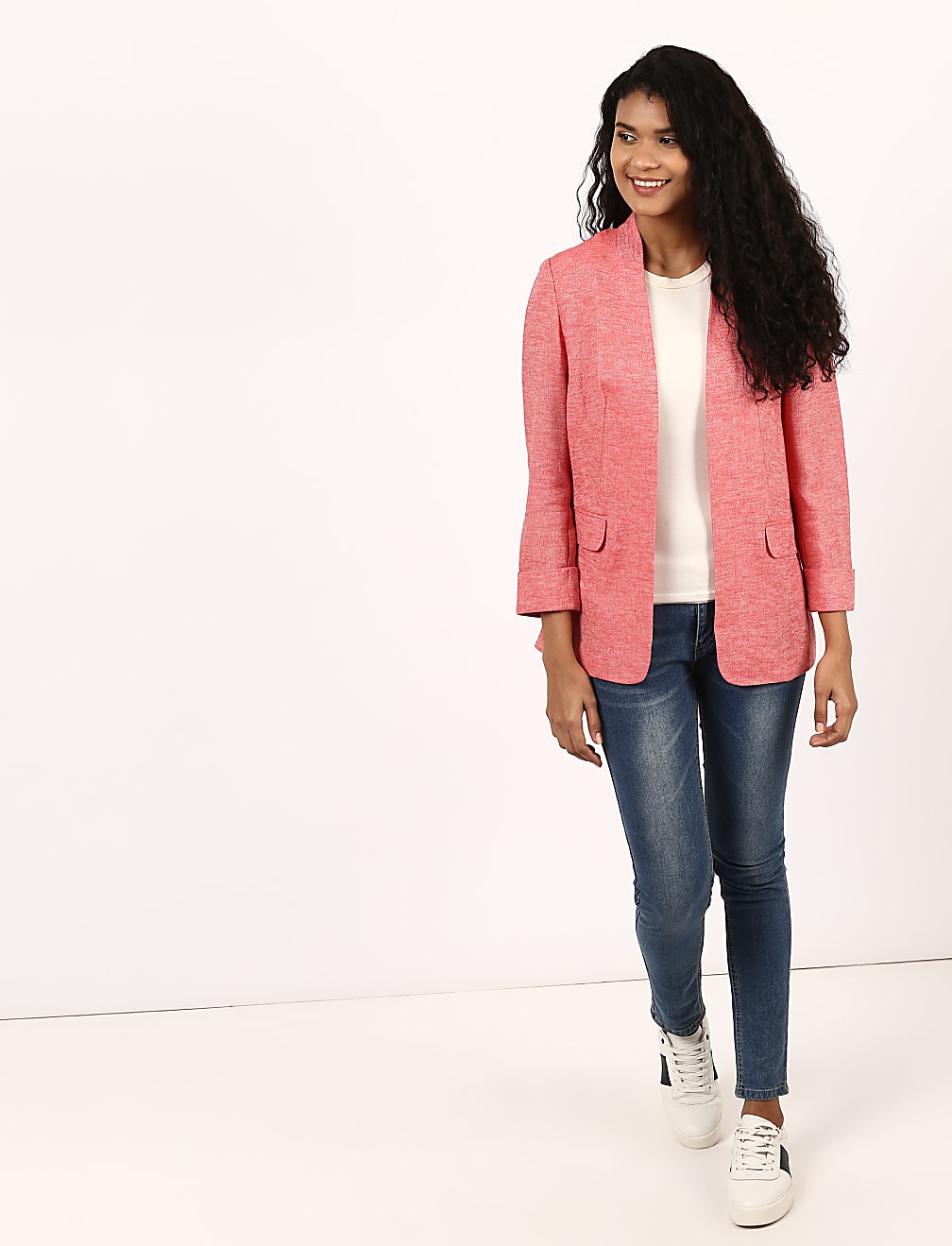 Buy Linen Patch Pocket Jacket at Marks & Spencer