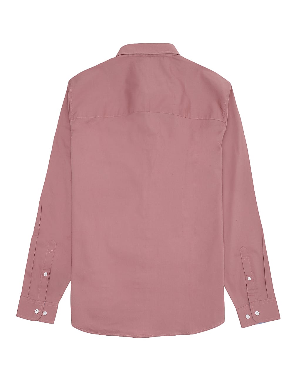 Buy Pure Cotton Plain Button Down Shirt at Marks & Spencer