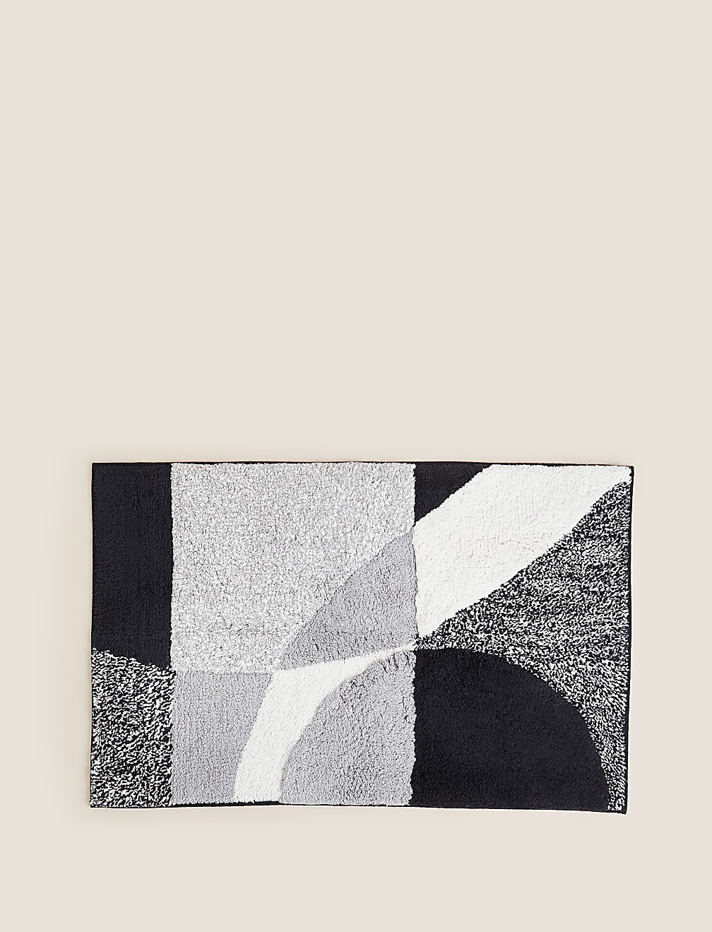 Buy Pure Cotton Geometric Bath Mat at Marks & Spencer
