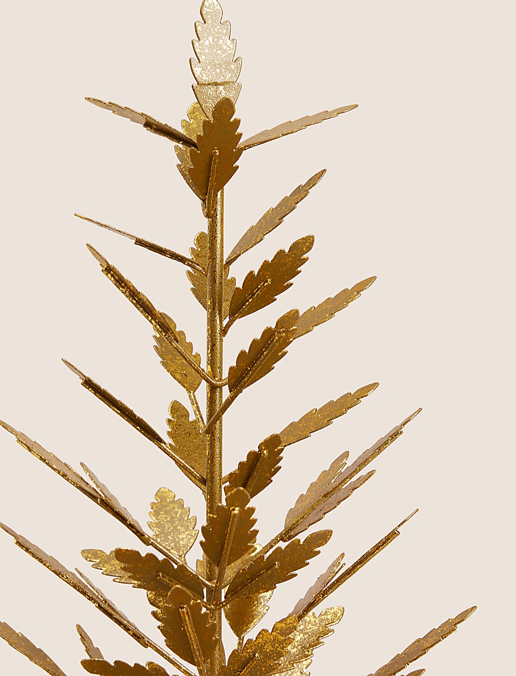 Buy Gold Wire Leaf Tree Decoration at Marks & Spencer
