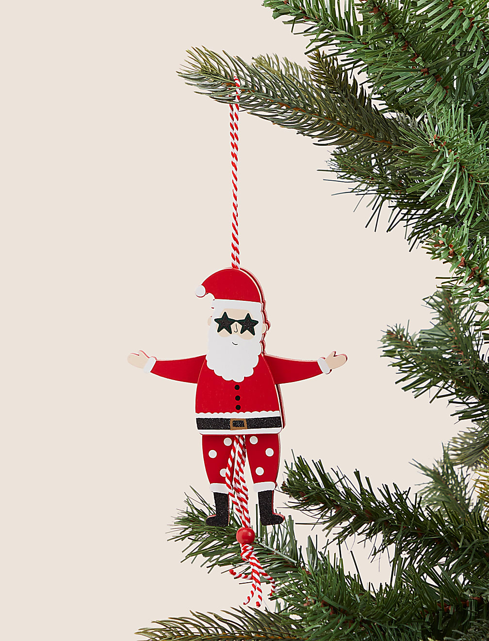 Buy Disco Santa Claus Hanging Decoration at Marks & Spencer
