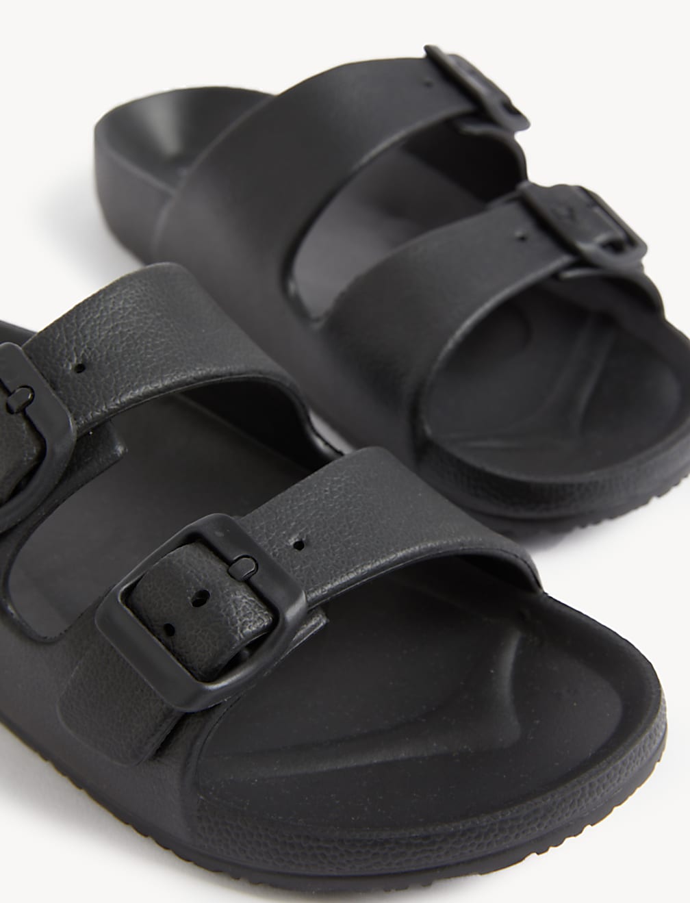 Buy Buckle Footbed Sliders at Marks & Spencer