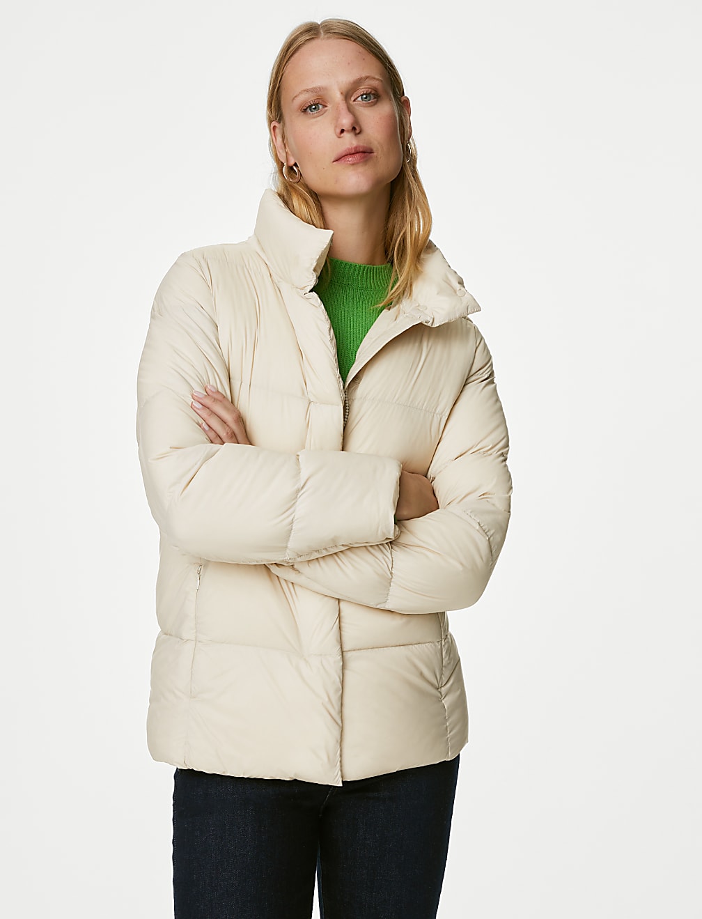Buy Feather & Down Padded Puffer Jacket at Marks & Spencer