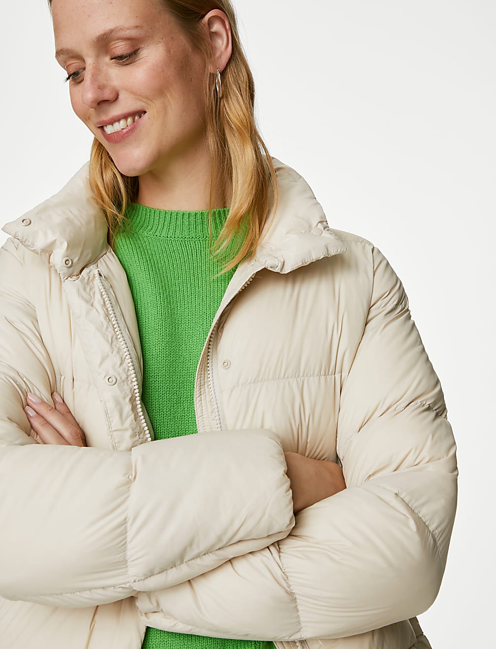 Buy Feather & Down Padded Puffer Jacket at Marks & Spencer