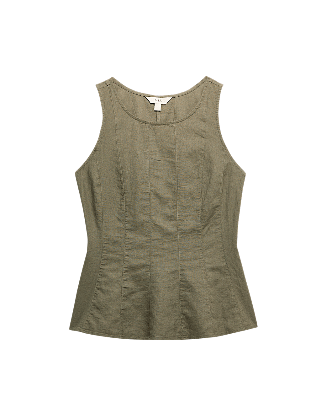 Buy Linen Rich Vest Top at Marks & Spencer