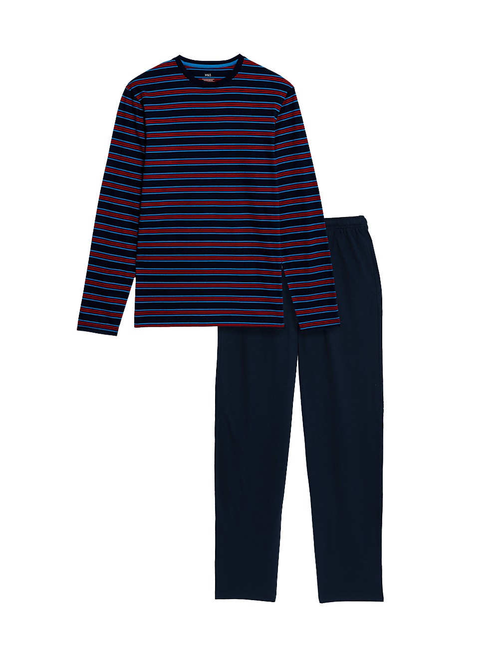 Buy Pure Cotton Striped Pyjama Set at Marks & Spencer