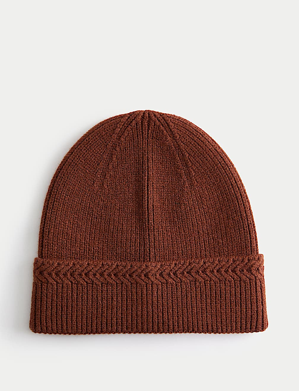 Buy Herringbone Beanie Hat at Marks & Spencer
