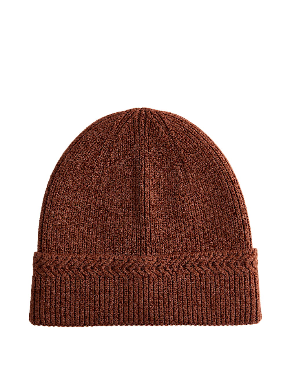 Buy Herringbone Beanie Hat at Marks & Spencer