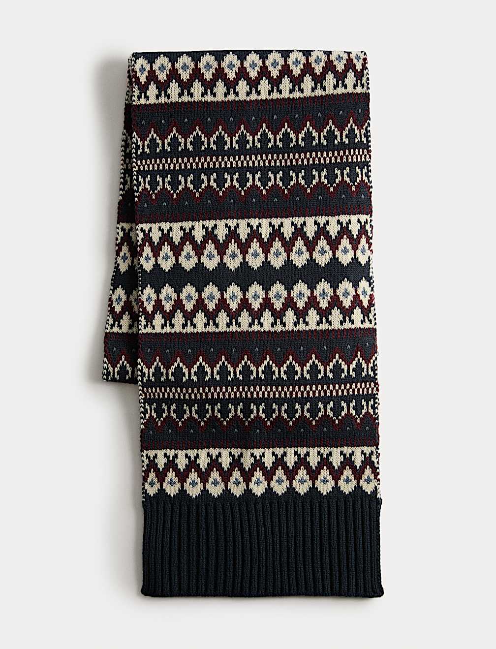 Buy Fair Isle Scarf at Marks & Spencer