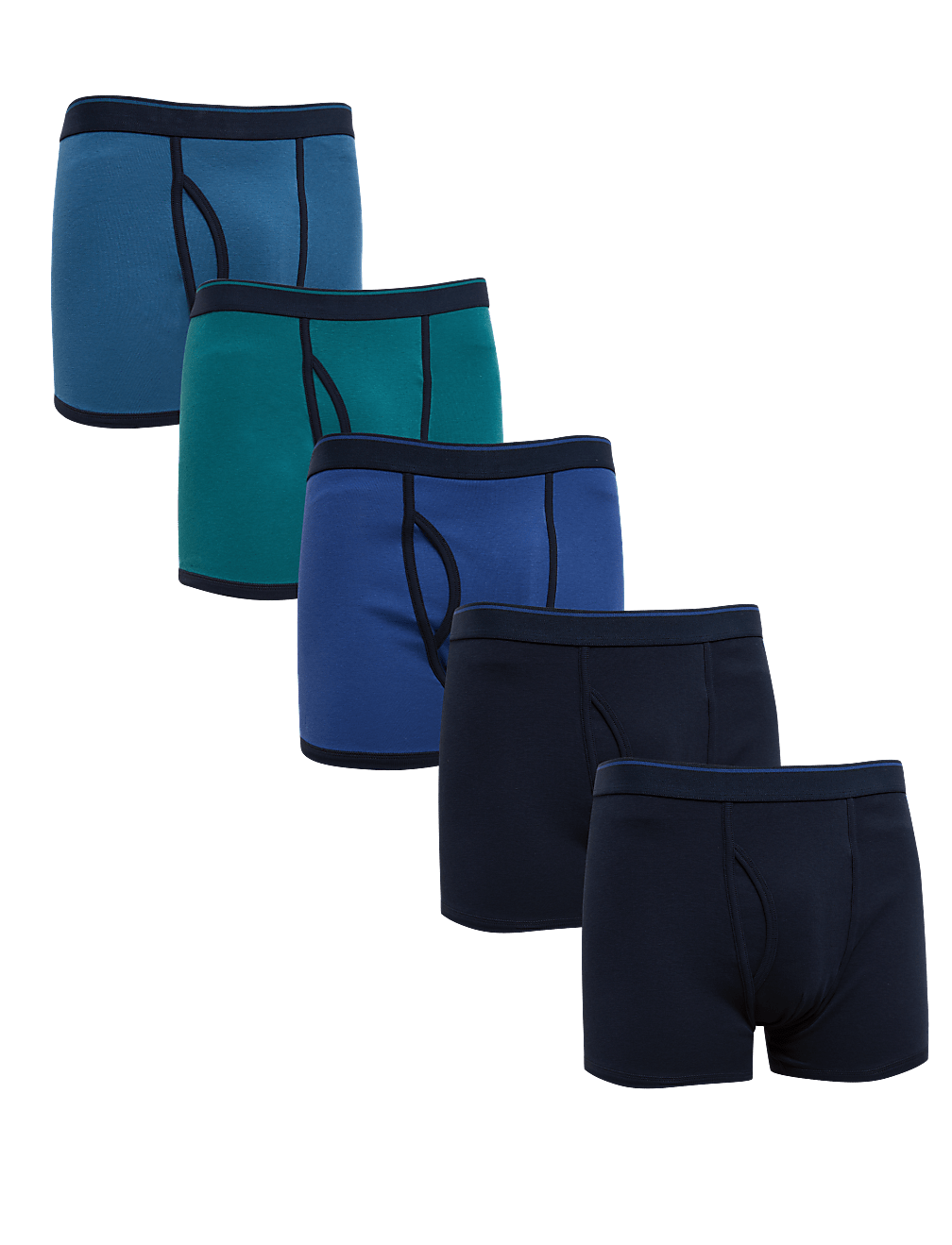Buy 5pk Pure Cotton Cool & Fresh™ Trunks at Marks & Spencer